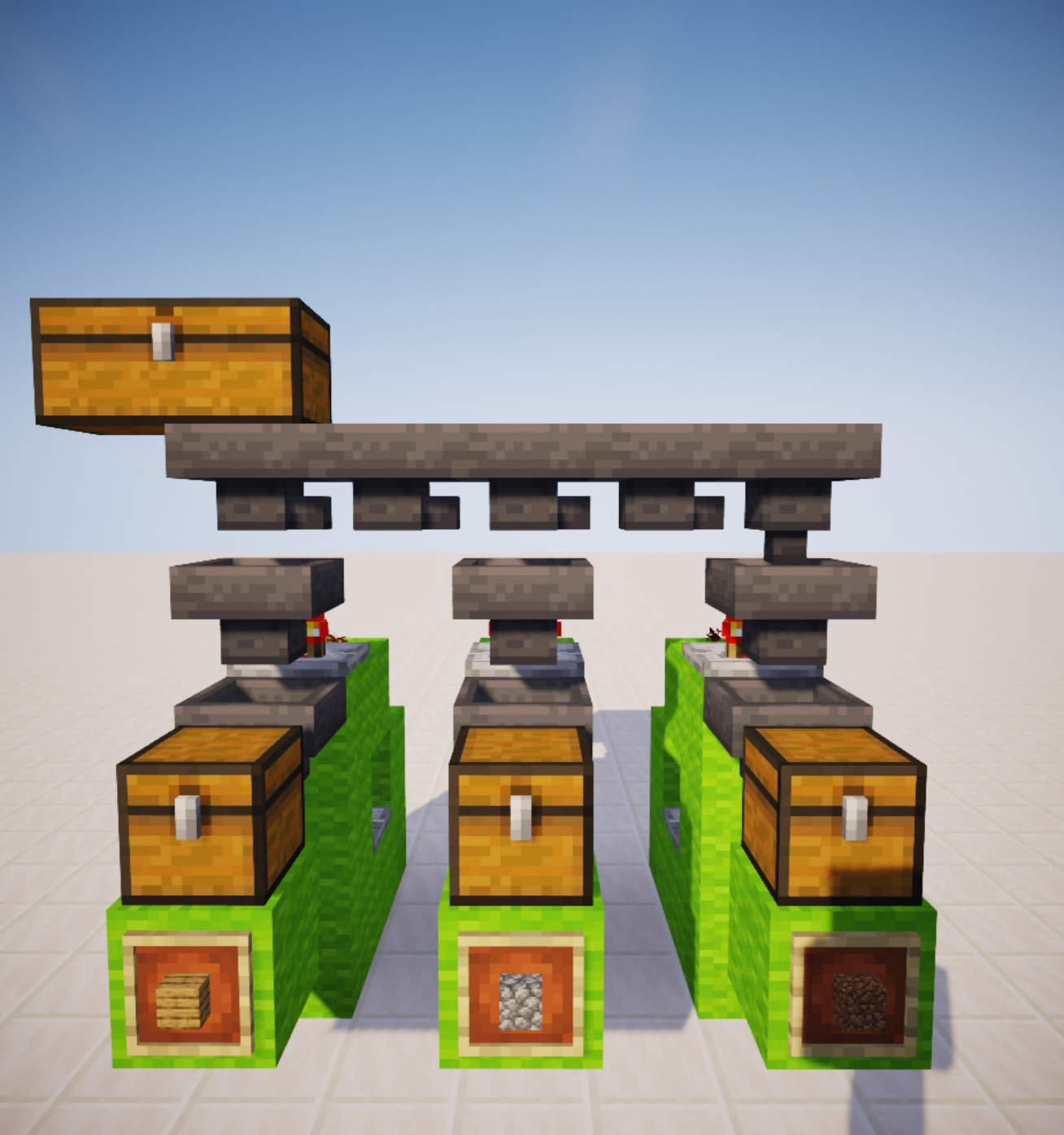 Minecraft Hopper Sorter