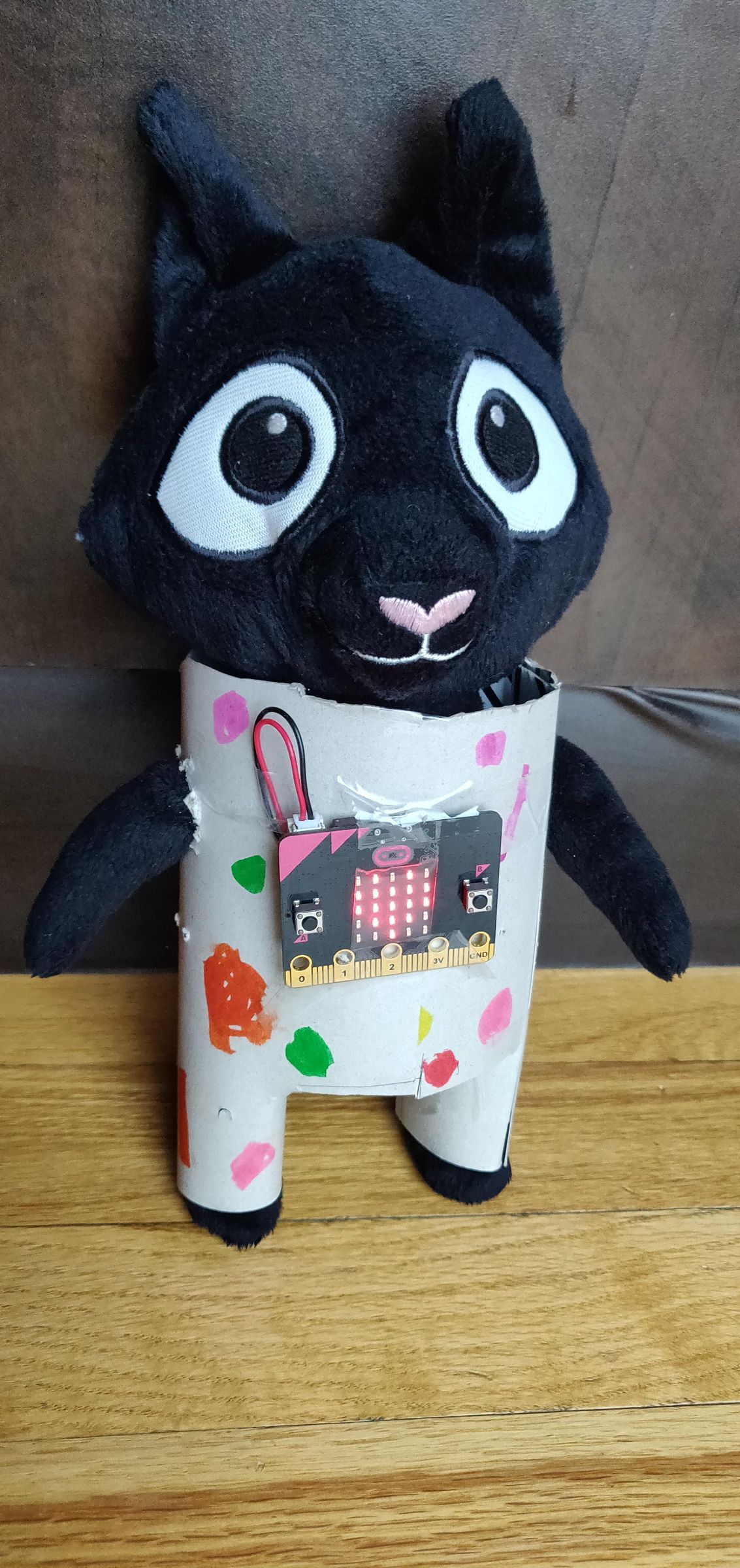 Micro:bit Halloween Stuffed Toy Costume : 8 Steps - Instructables