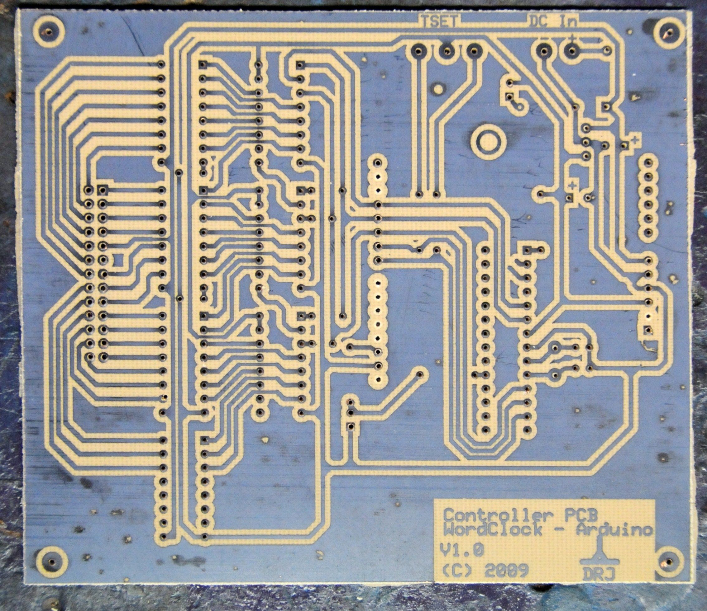 The Word Clock - Arduino Version : 11 Steps (with Pictures) - Instructables