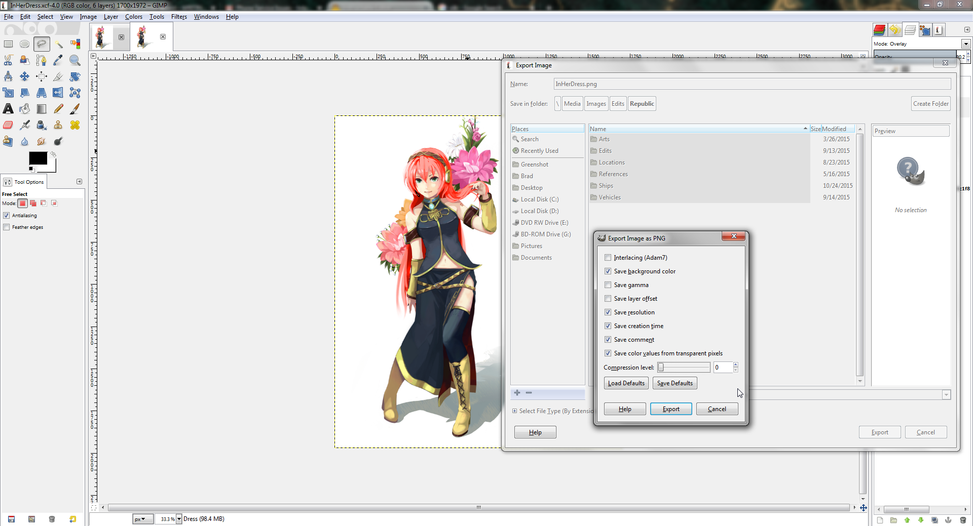 How to Do a Basic Character Edit in Gimp : 10 Steps - Instructables
