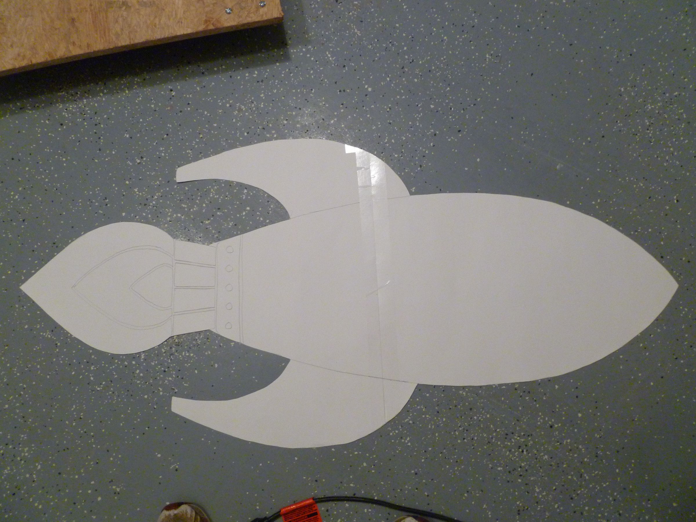 Wood Rocket Ship With LED Lights : 8 Steps (with Pictures) - Instructables