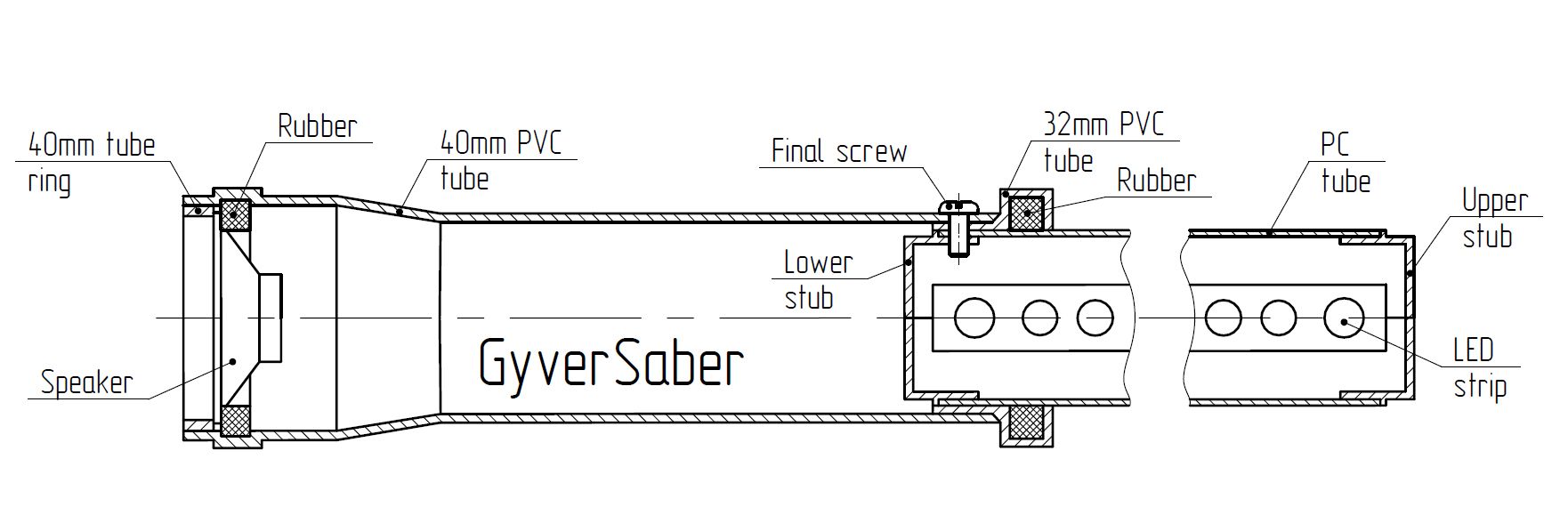 Arduino Based Lightsaber With Light and Sound Effects : 14 Steps (with ...