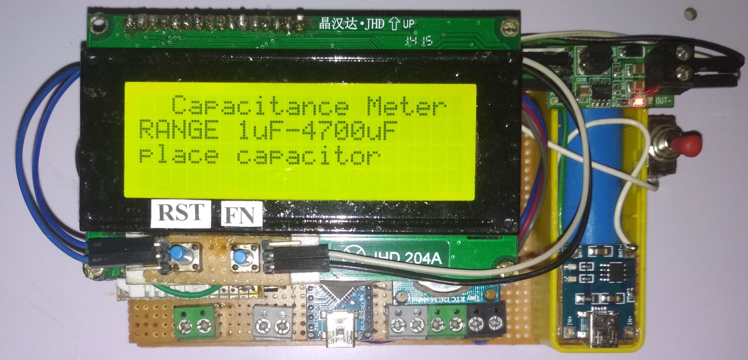 Oscilloscope,Frequency Counter and Component Tester Using Arduino : 24 ...