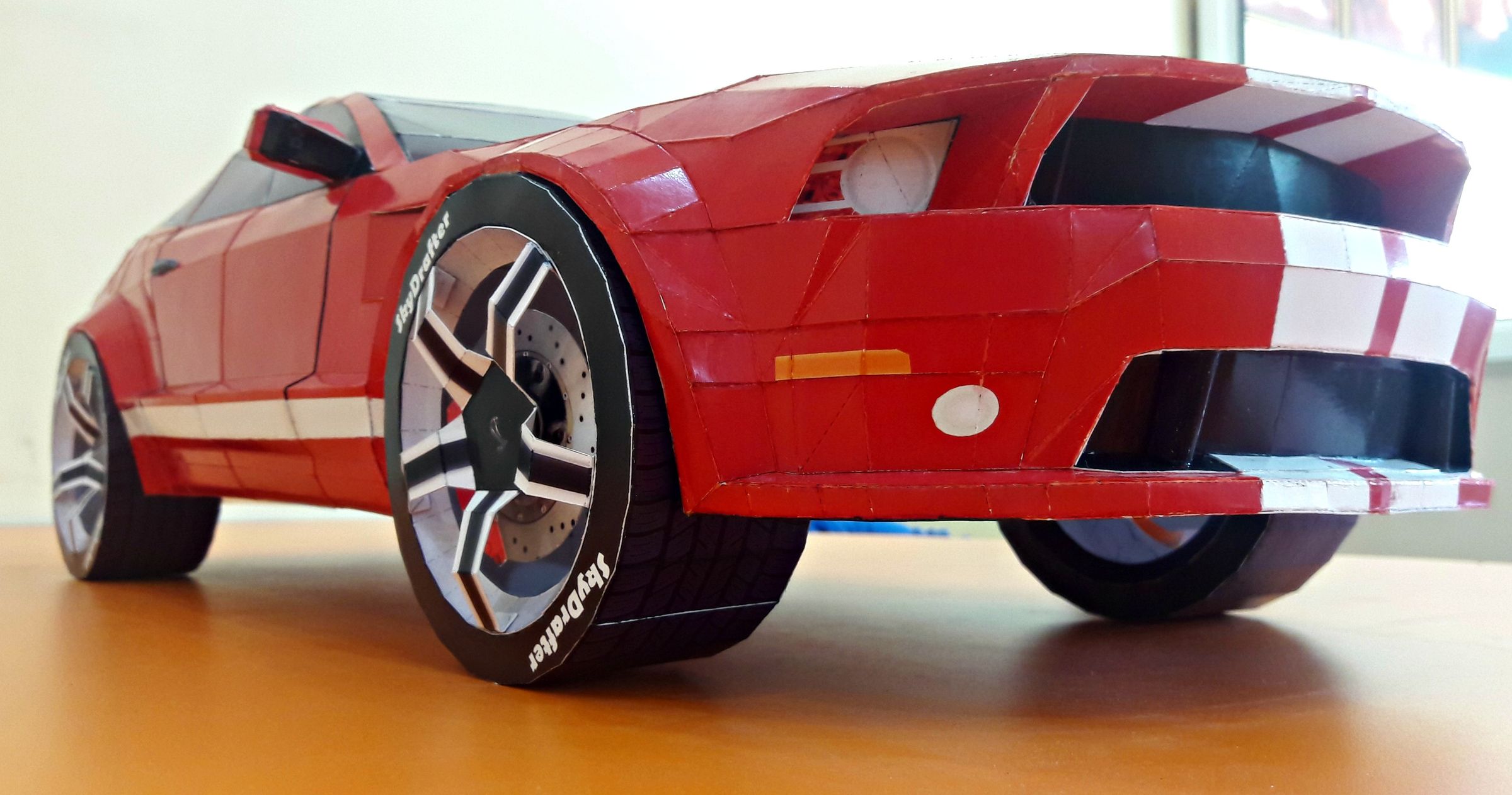 Mustang GT500 Supersnake Shelby Papercraft : 4 Steps - Instructables