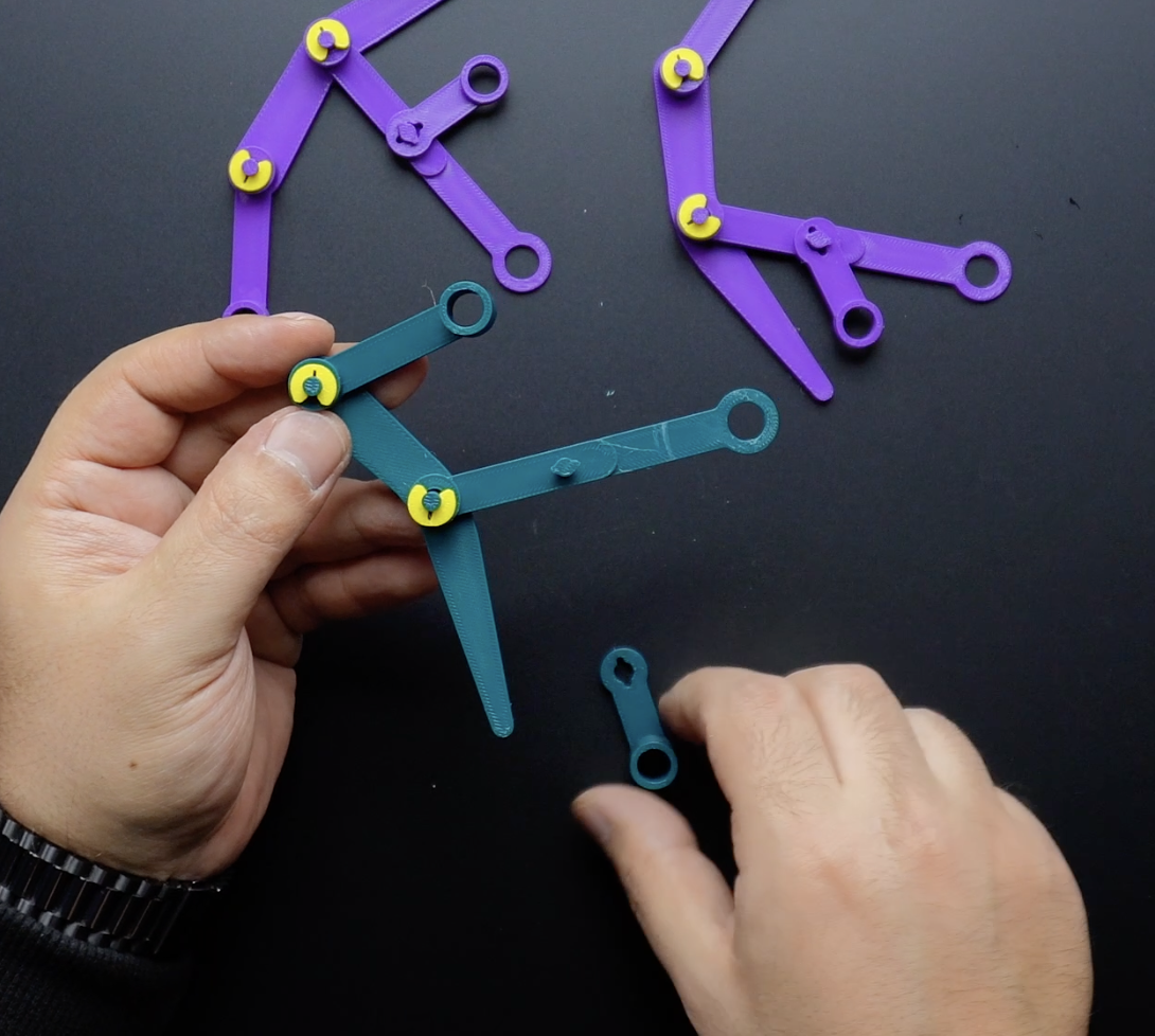 3D Printed Theo Jansen Style Octopod Robot (Arduino Based) : 7 Steps ...