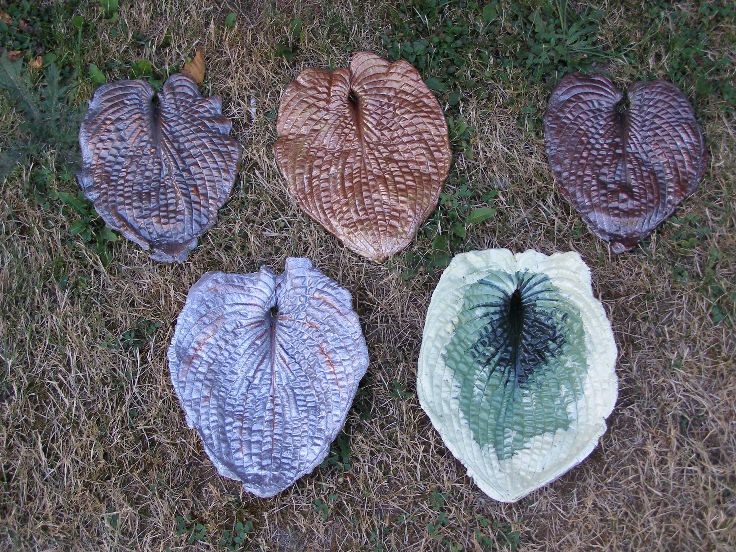 Concrete Leaves for Gardens or Fountains : 7 Steps (with Pictures ...