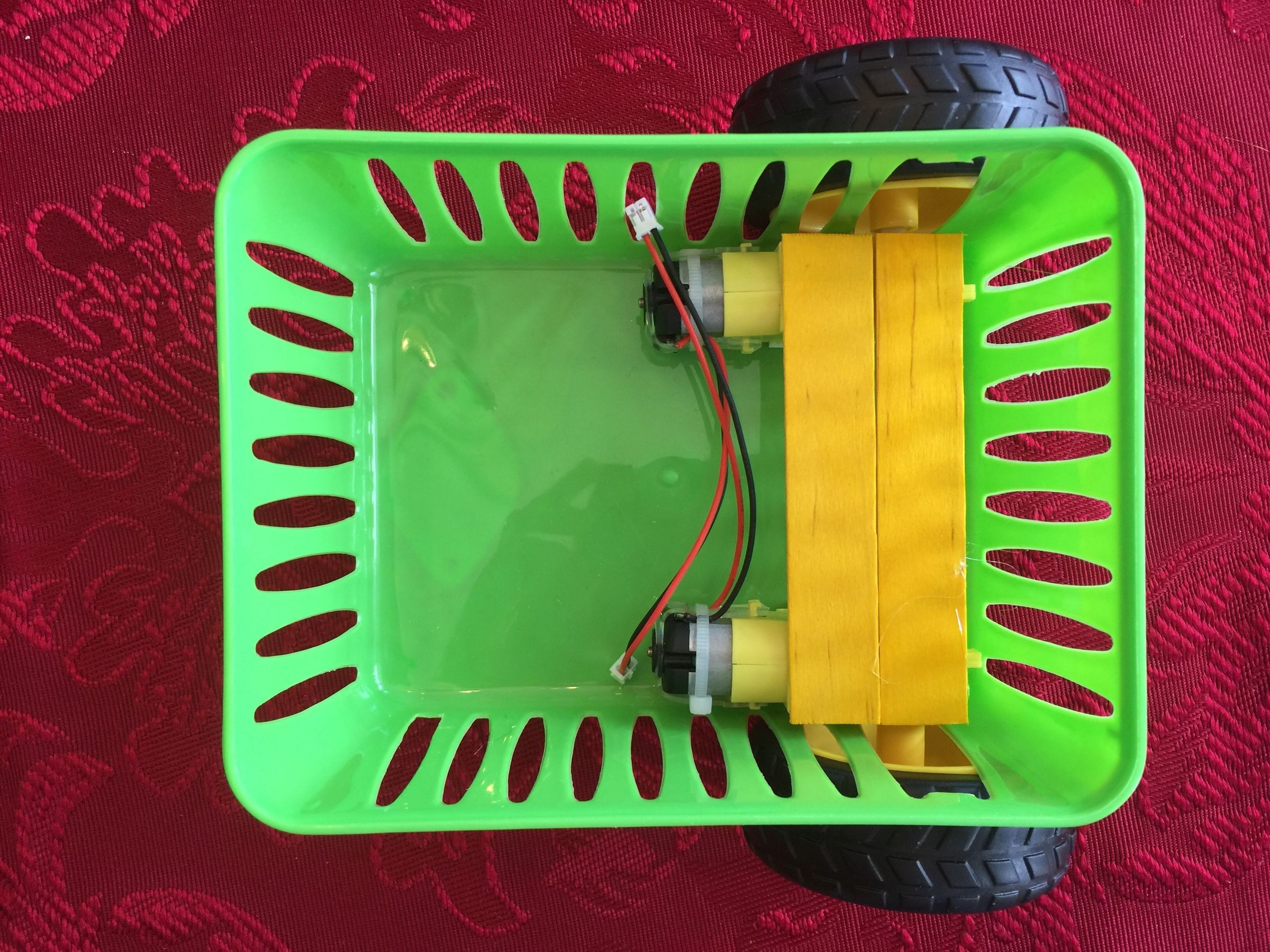 BasketBot - a Robot Car Made With a Plastic Basket : 12 Steps ...