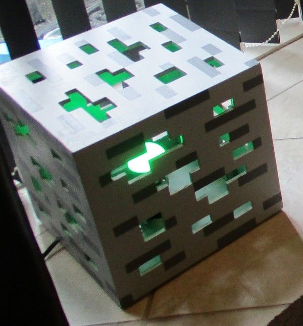 Minecraft Diamond Ore Lamp : 11 Steps (with Pictures) - Instructables
