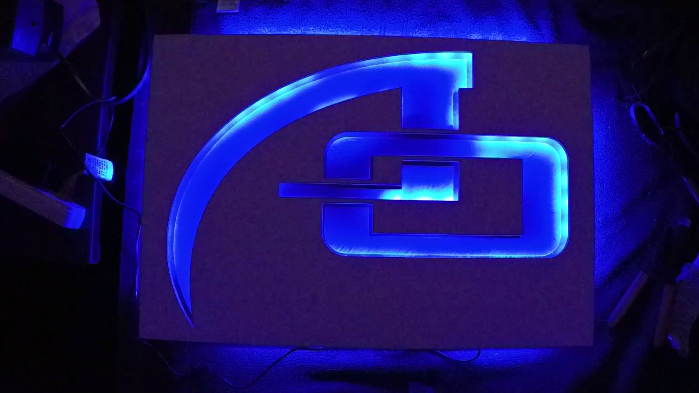 How to Make a Backlit LED CNC Sign of a Logo : 21 Steps (with Pictures ...