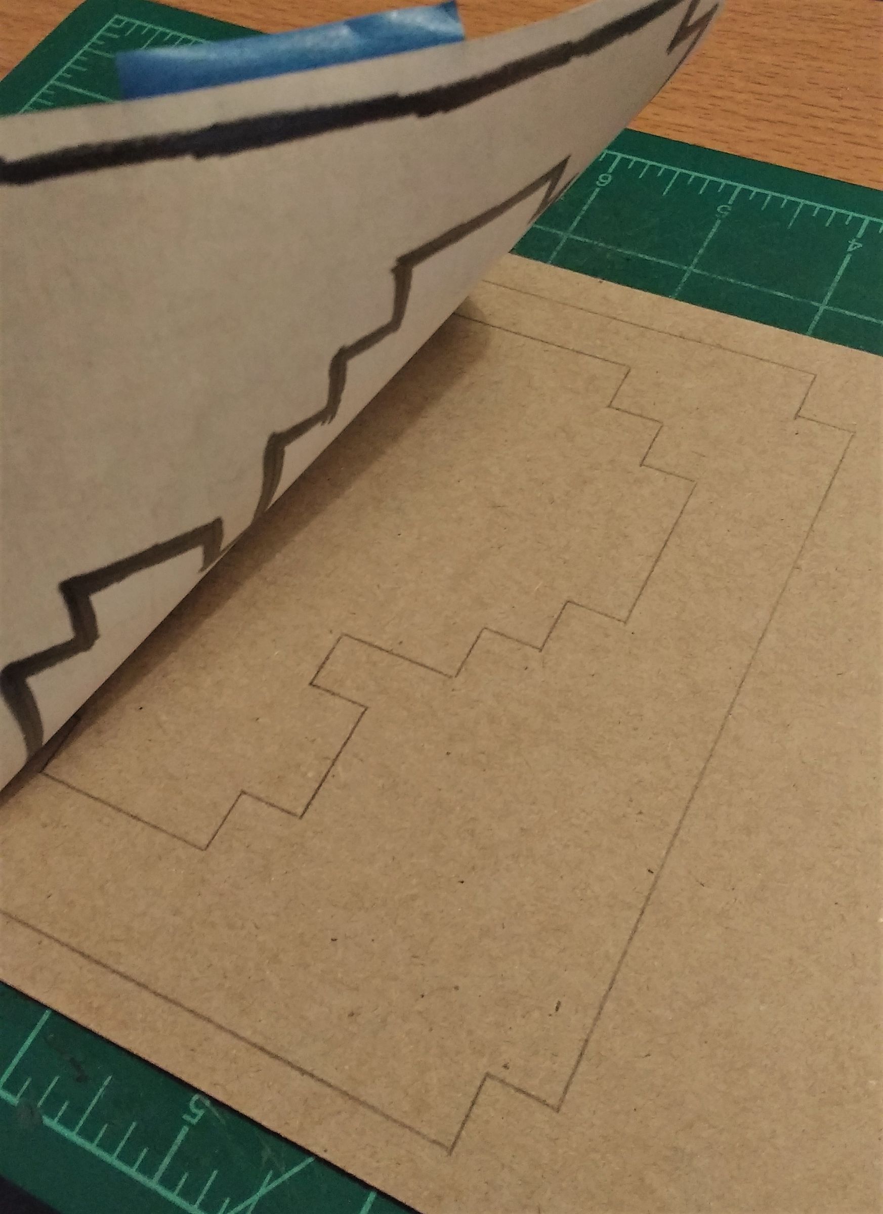 DIY Cardboard Super Mario World Question Mark Block Shelf : 19 Steps ...