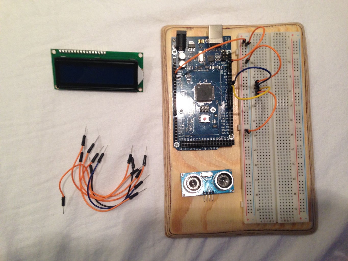 Arduino Hc Sr04 With Lcd 6 Steps With Pictures Instructables