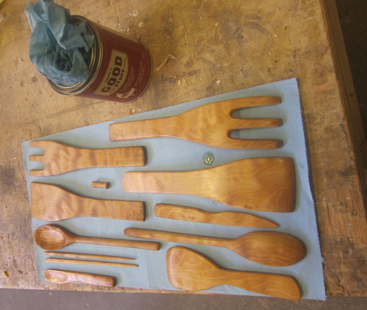 Make a Bunch of Kitchen Utensils From a Block of Wood : 5 Steps (with ...