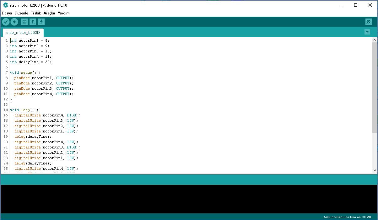 Arduino : How to Control a Stepper Motor With L293D Motor Driver : 5 ...