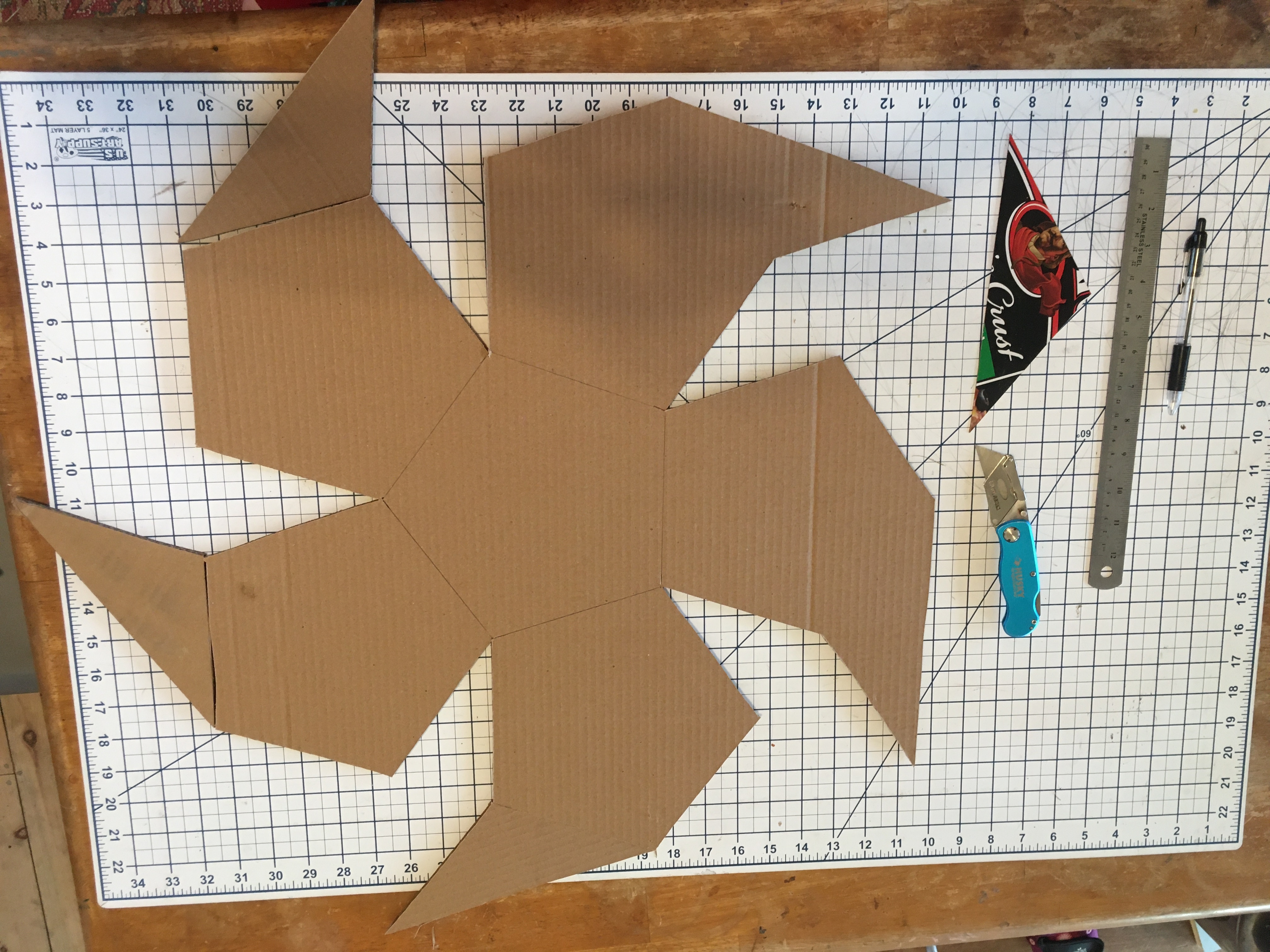 Geometric, Pentagonal Planter From Cardboard and a Plastic Bottle : 10 ...