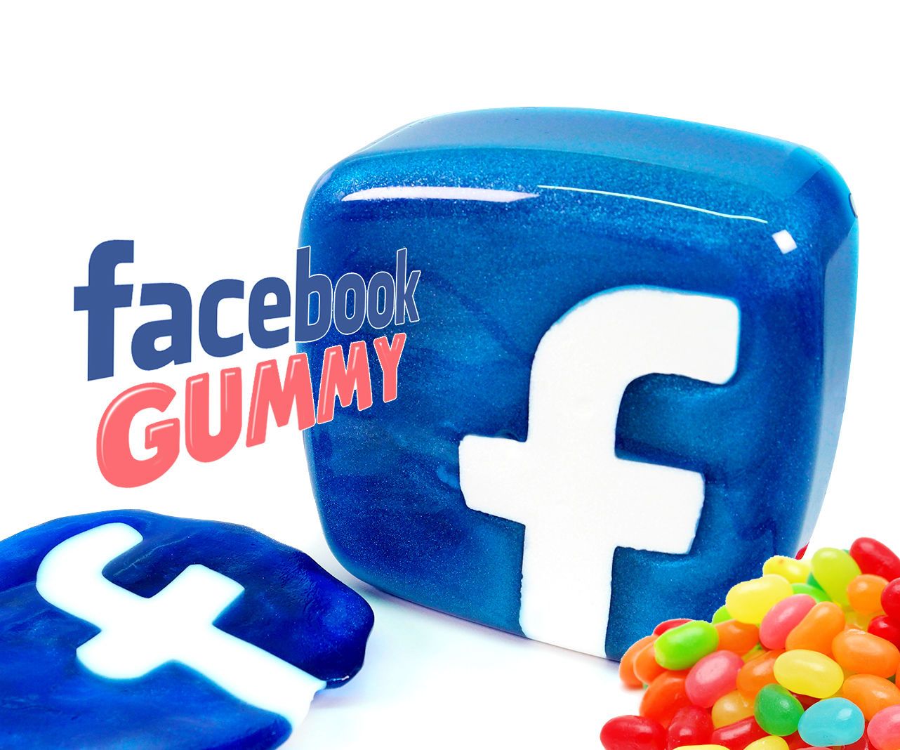 How to Make FACEBOOK JELLY !! DIY FACEBOOK GUMMY - Instructables