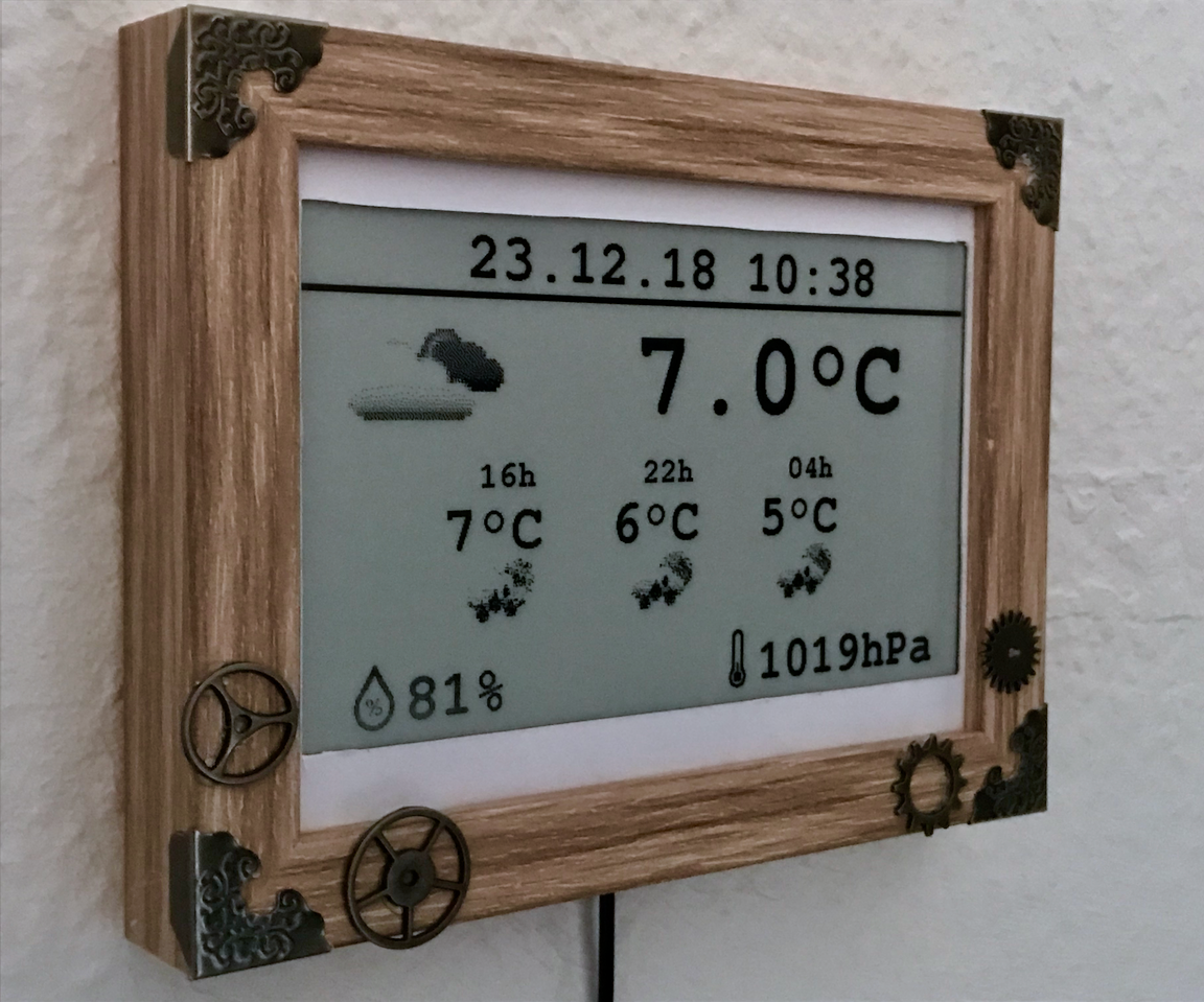 Steampunk Weather Monitor - Instructables