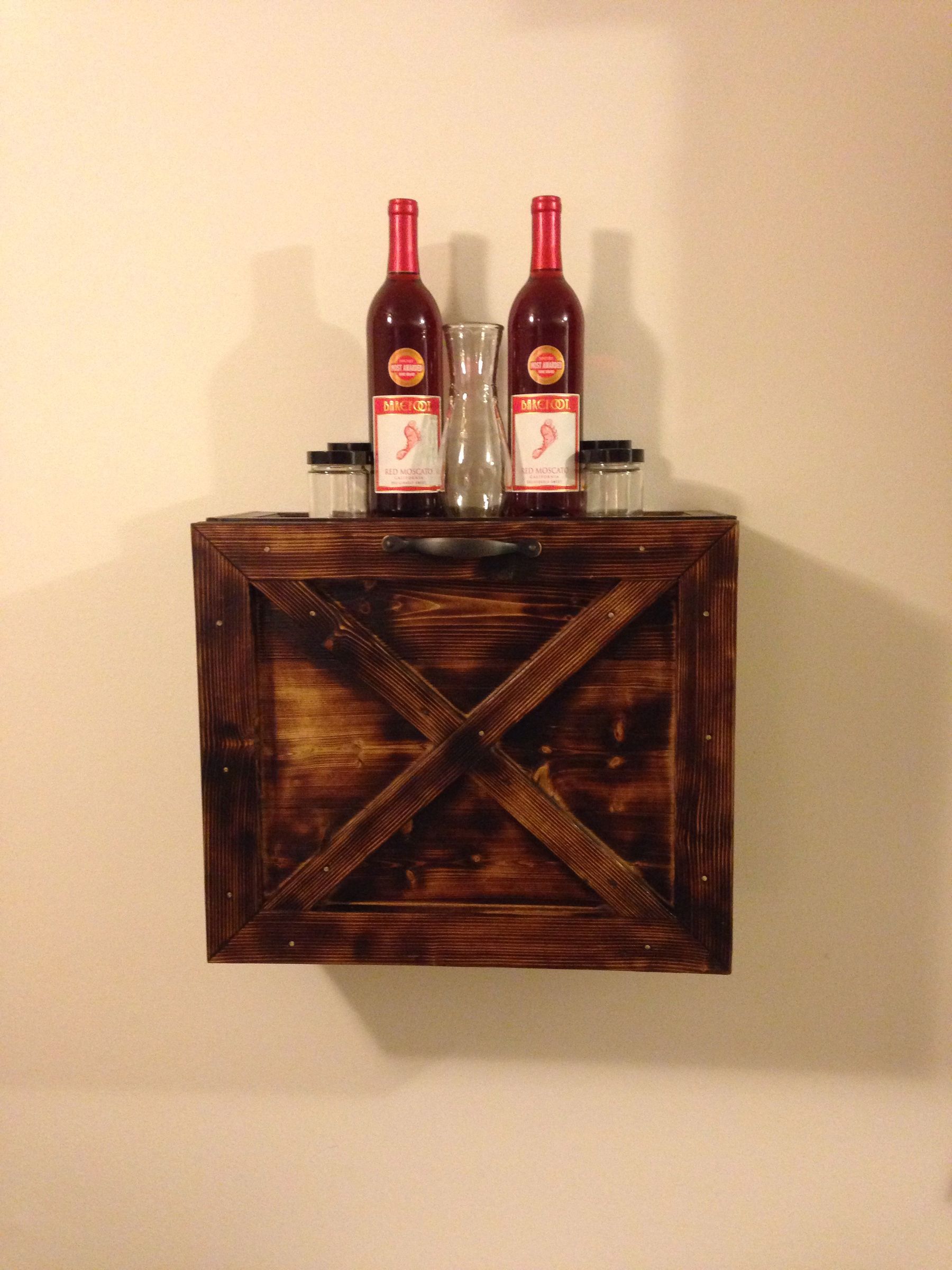 Wall Mounted Mini Bar - Instructables