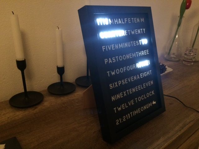 Simple Word Clock (arduino) : 6 Steps (with Pictures) - Instructables