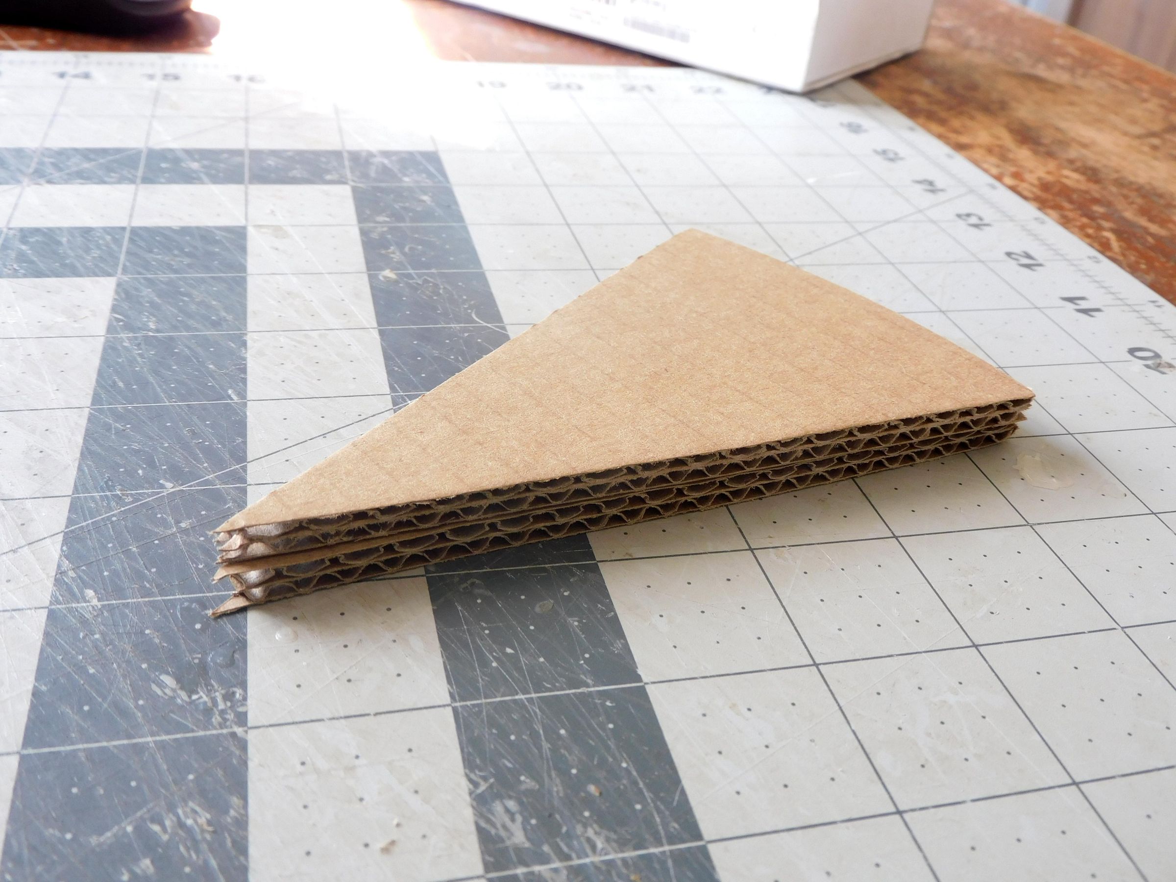 Easy Layered Pie Slice Sculptue/model, From Cardboard, and Brown Paper ...