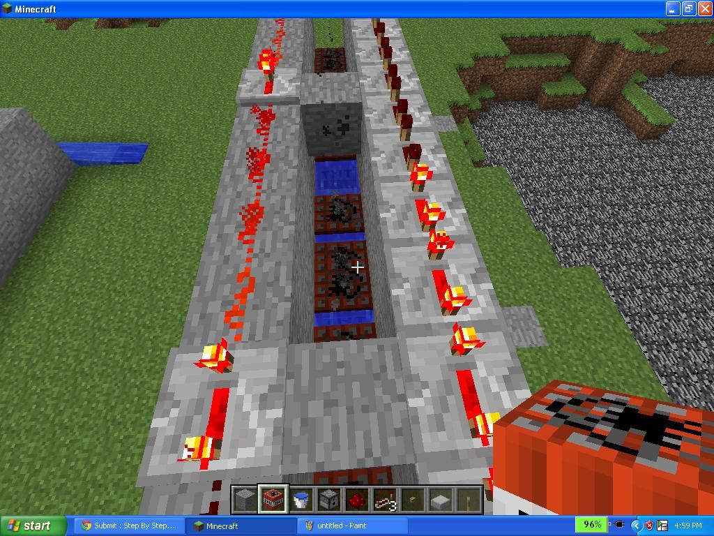 Simple Long Range Minecraft Cannon : 4 Steps - Instructables
