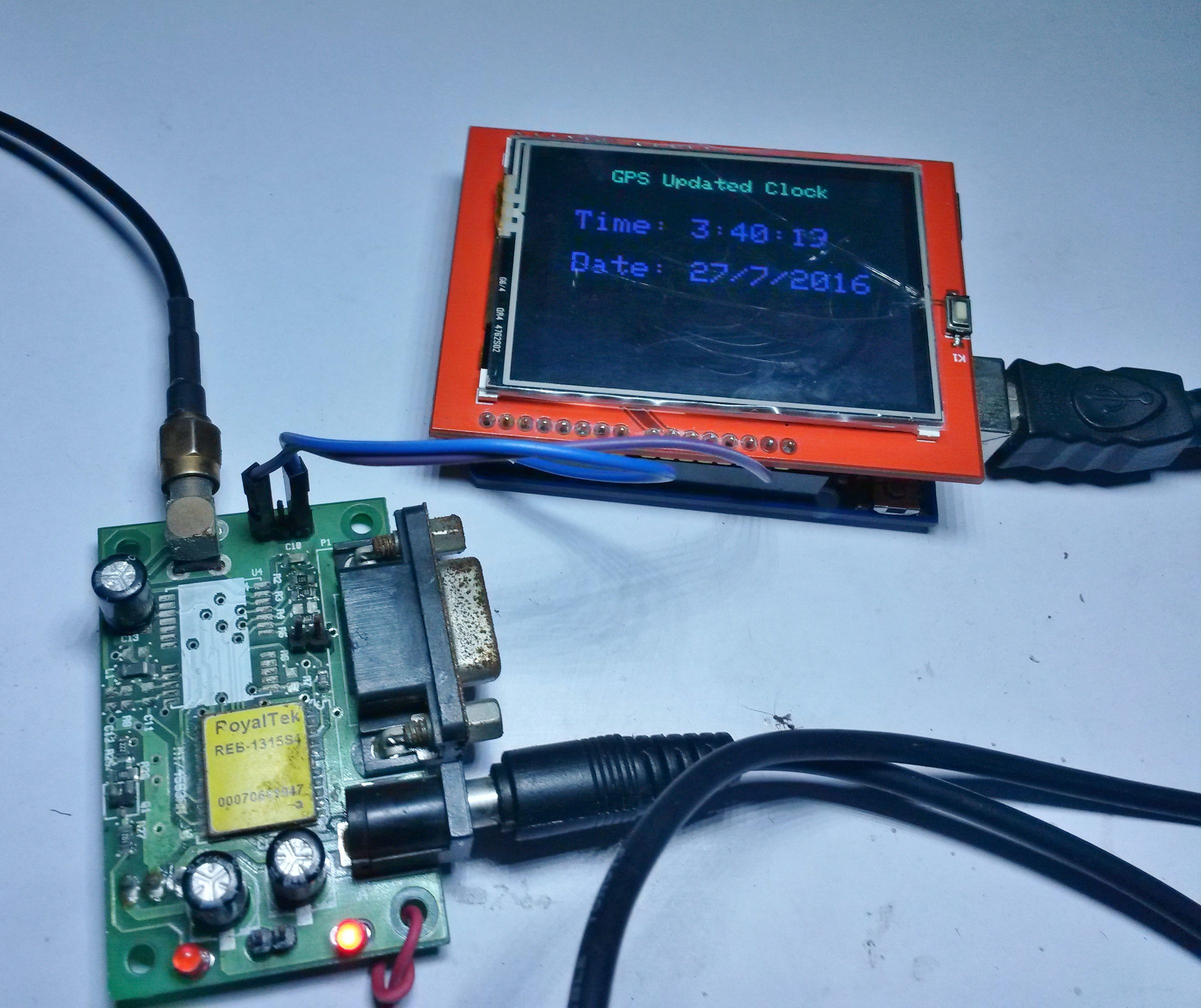 GPS Clock With TFT and Arduino : 11 Steps - Instructables