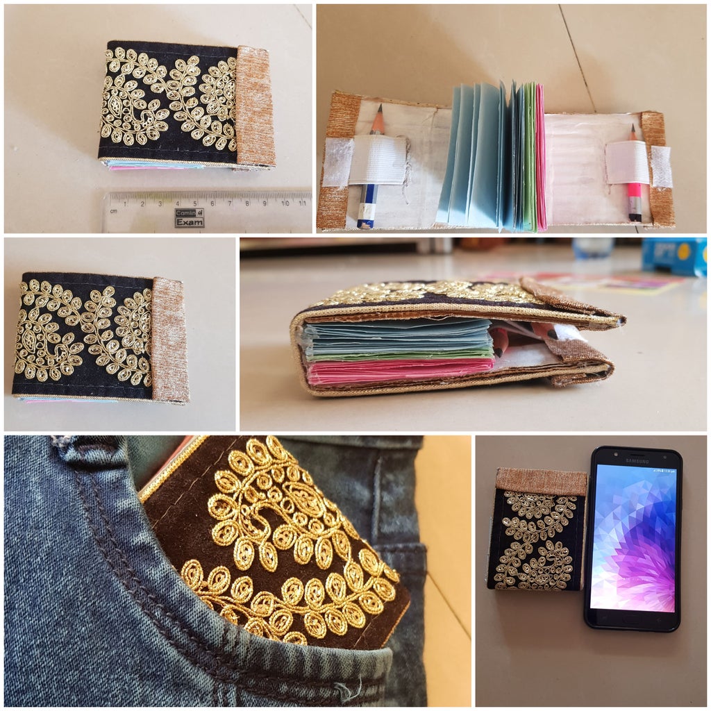 Pocket Size Notebook With Pencil Holder 9 Steps Instructables pocket-size-notebook-with-pencil-holder-9-steps-instructables