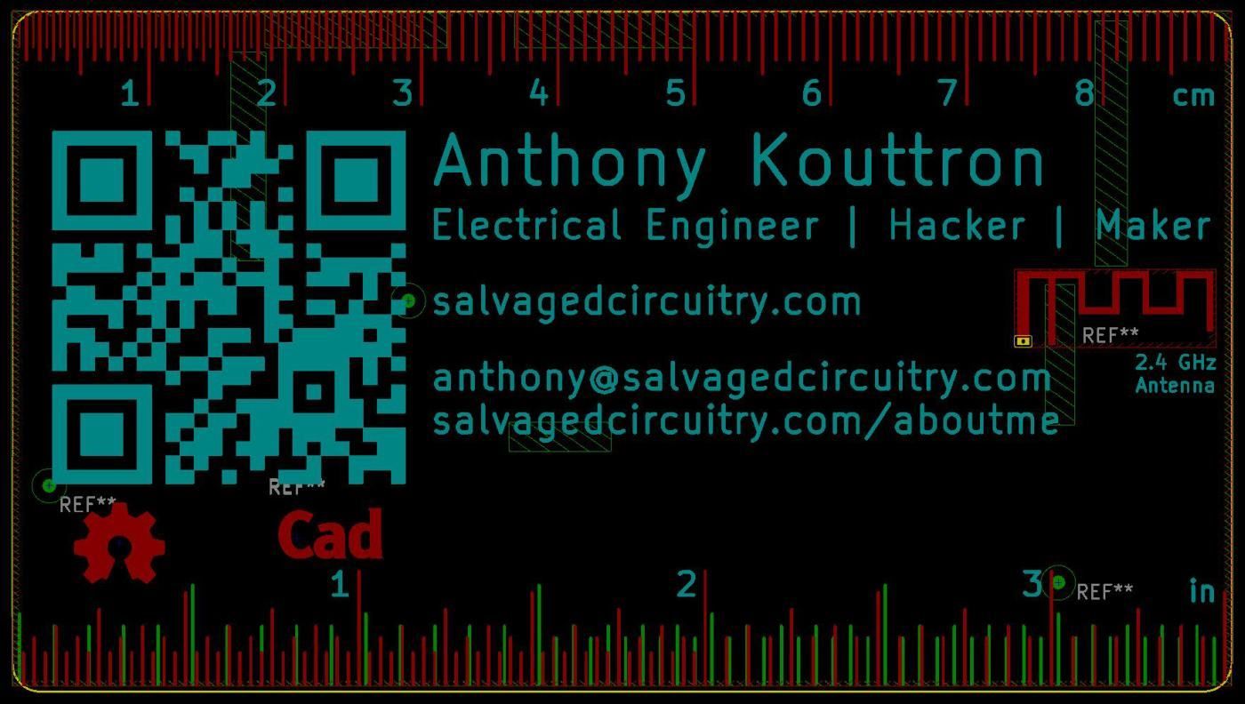 PCB Business Card Ruler With QR and NFC : 16 Steps (with Pictures ...