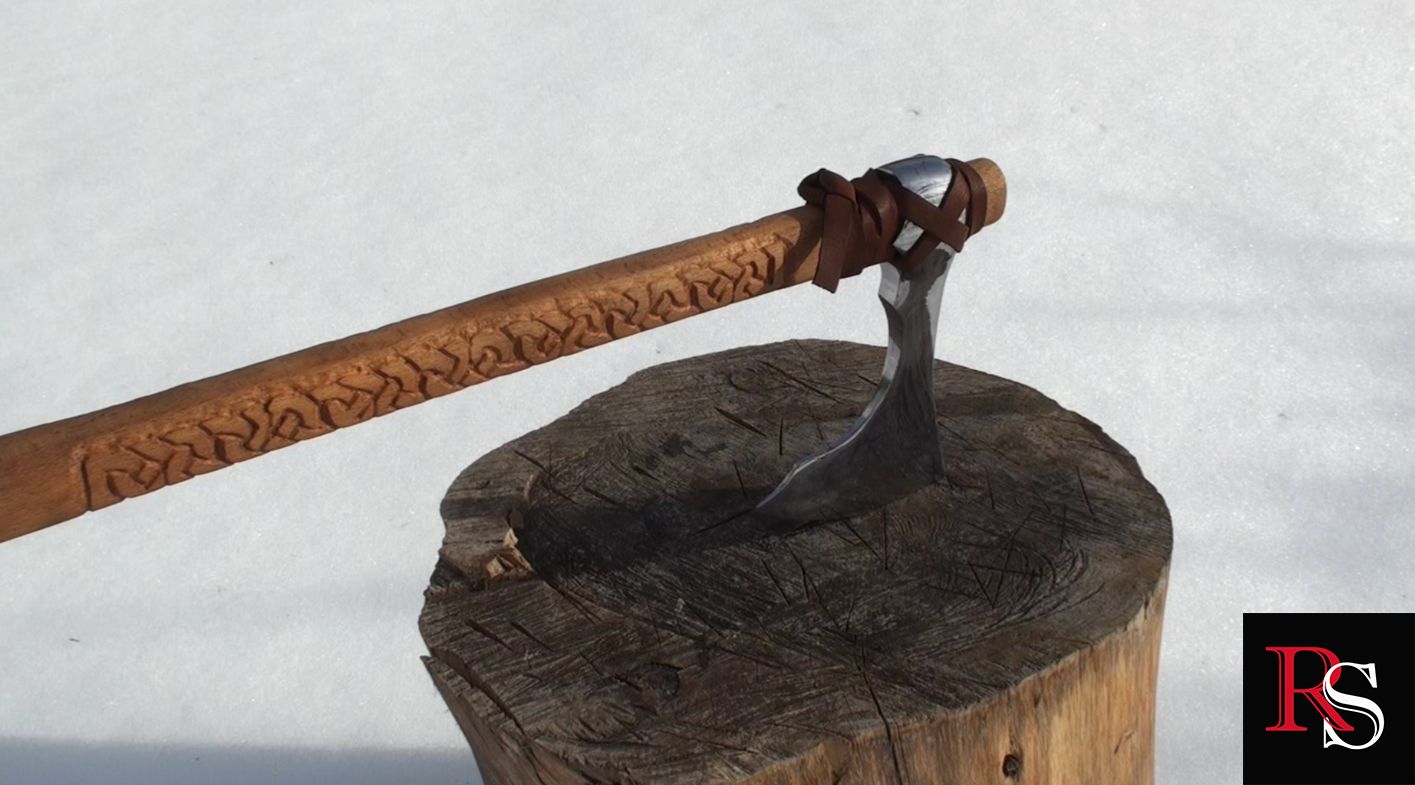 Viking Bearded Axe (Skeggox) From an Old Woodsman Axe : 17 Steps (with ...