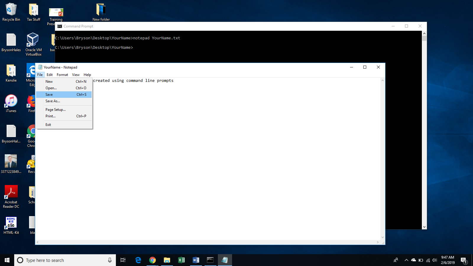 Creating Files Using Windows DOS Commands : 16 Steps - Instructables