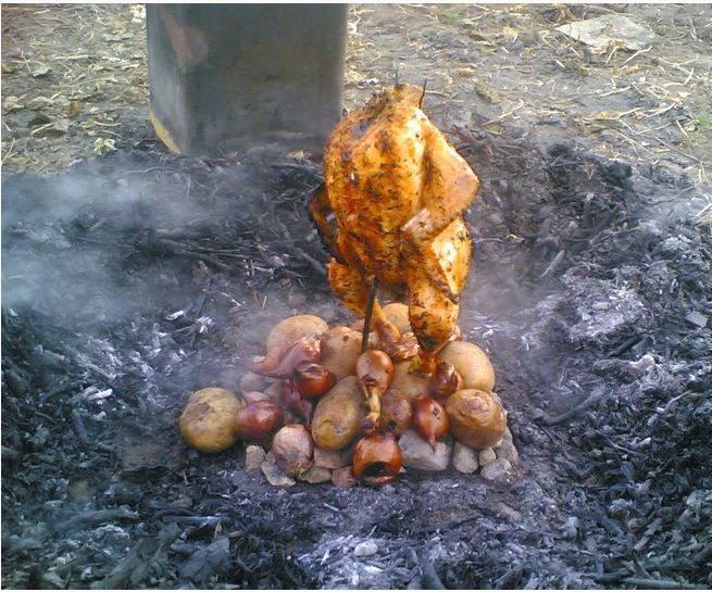 Chicken in Oil Tin : 5 Steps - Instructables