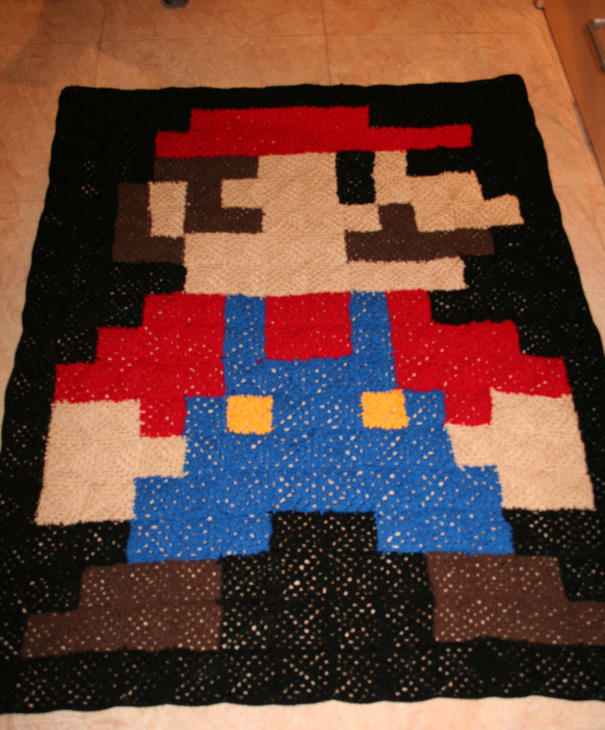Blanket MARIO : 3 Steps (with Pictures) - Instructables