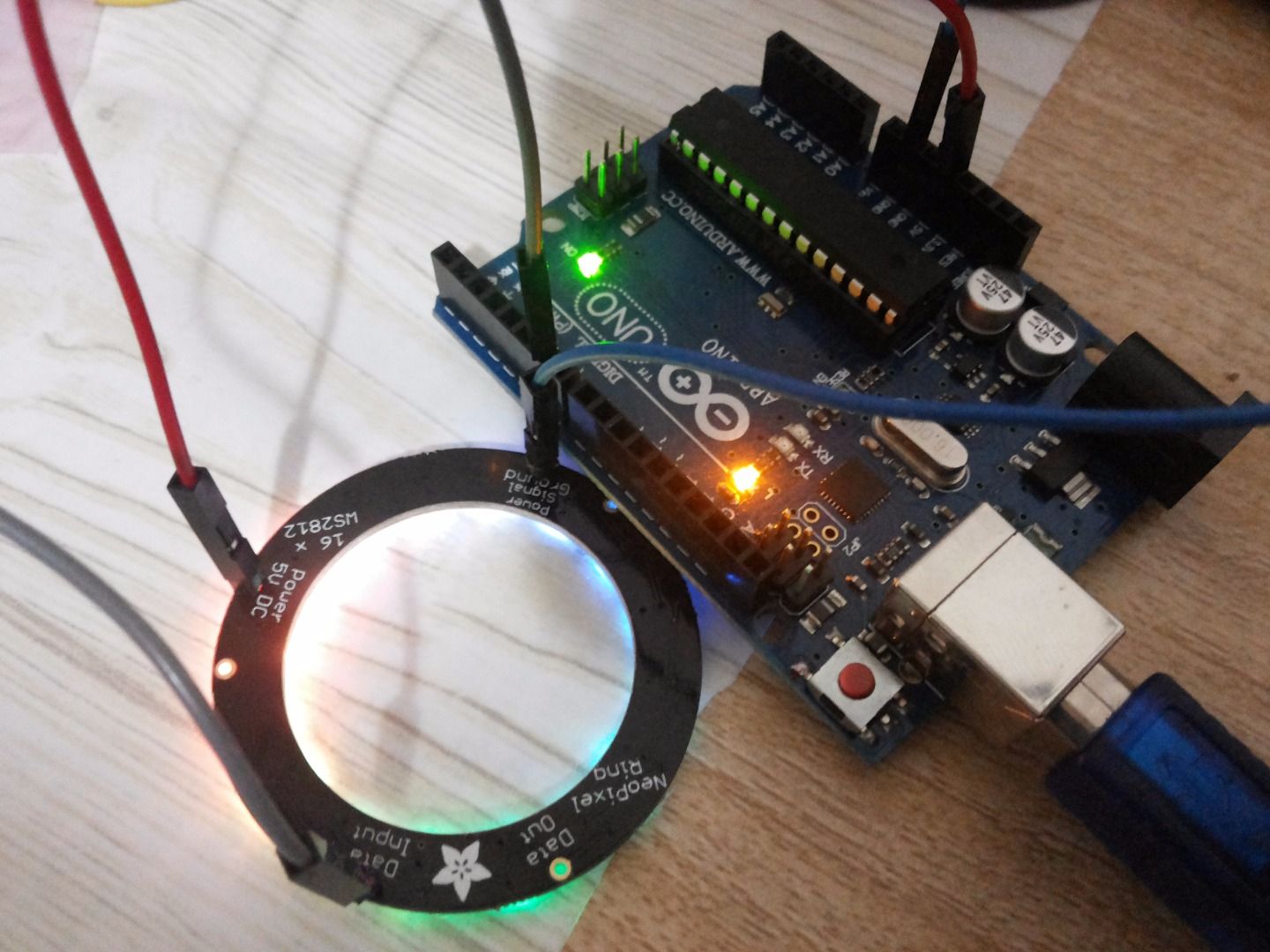 How to Use NeoPixel 16 Ring With Arduino Uno - Instructables