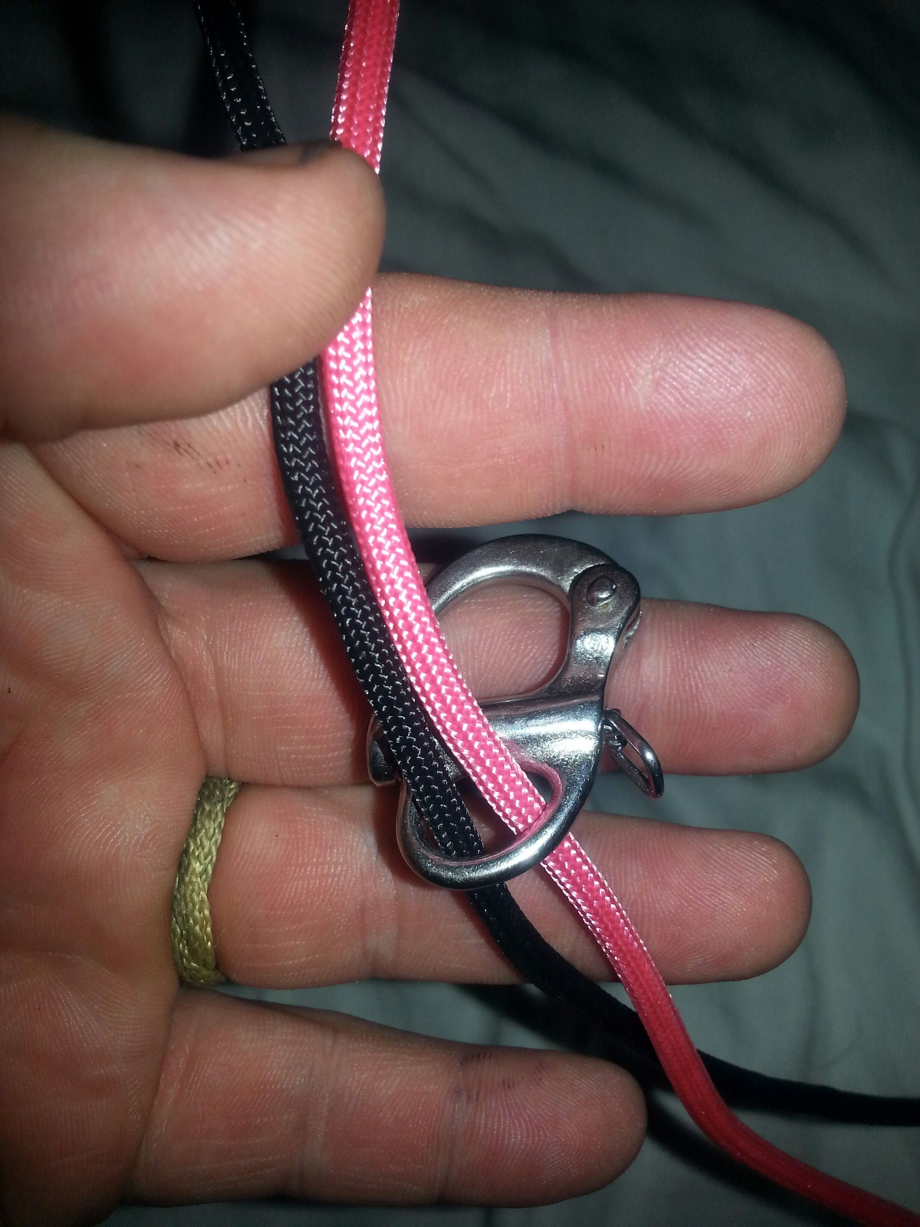 Make a 4 Strand Round Braid Paracord Leash With Hand Loop and ...