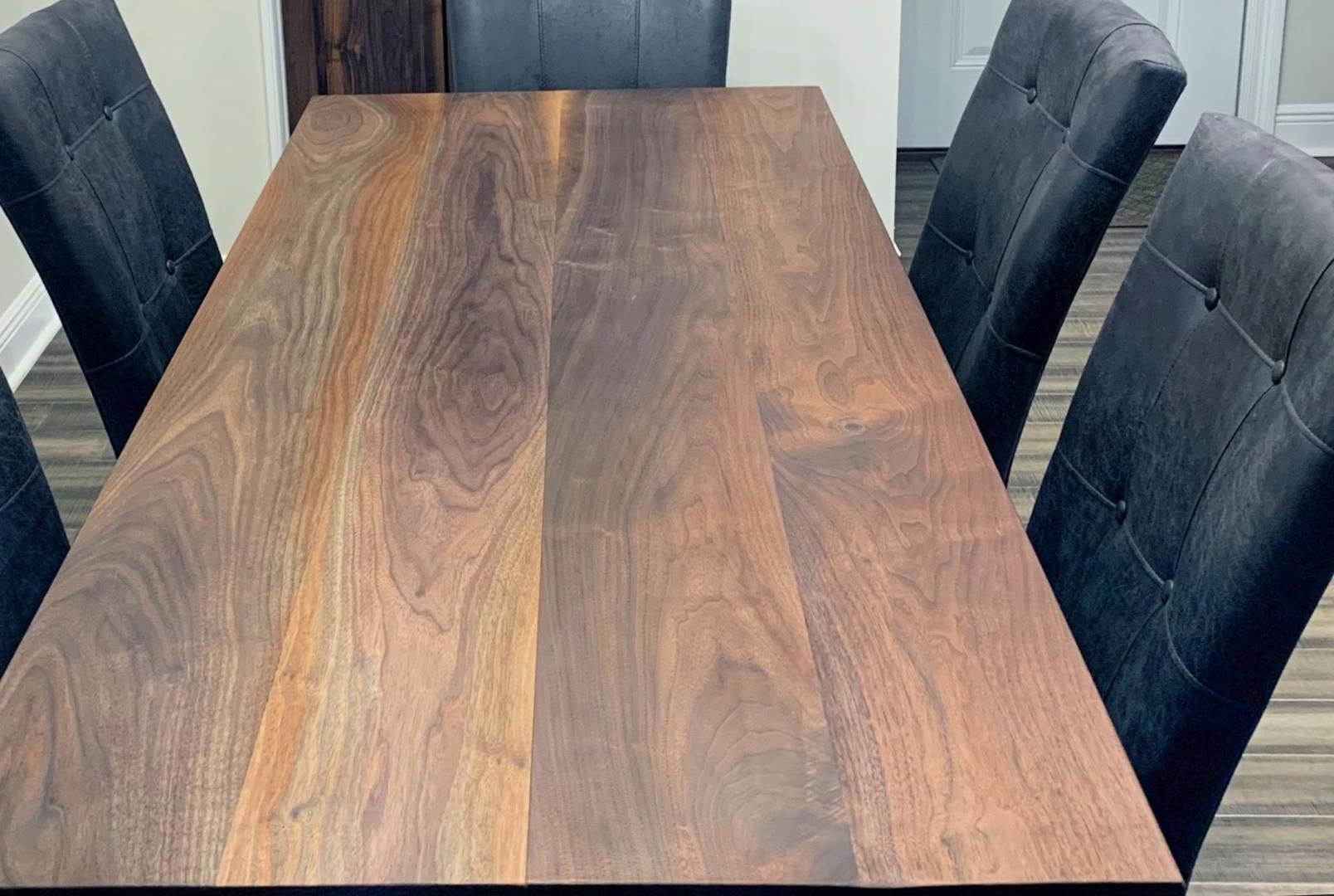 DIY Rustic Walnut Dining Table : 12 Steps (with Pictures) - Instructables