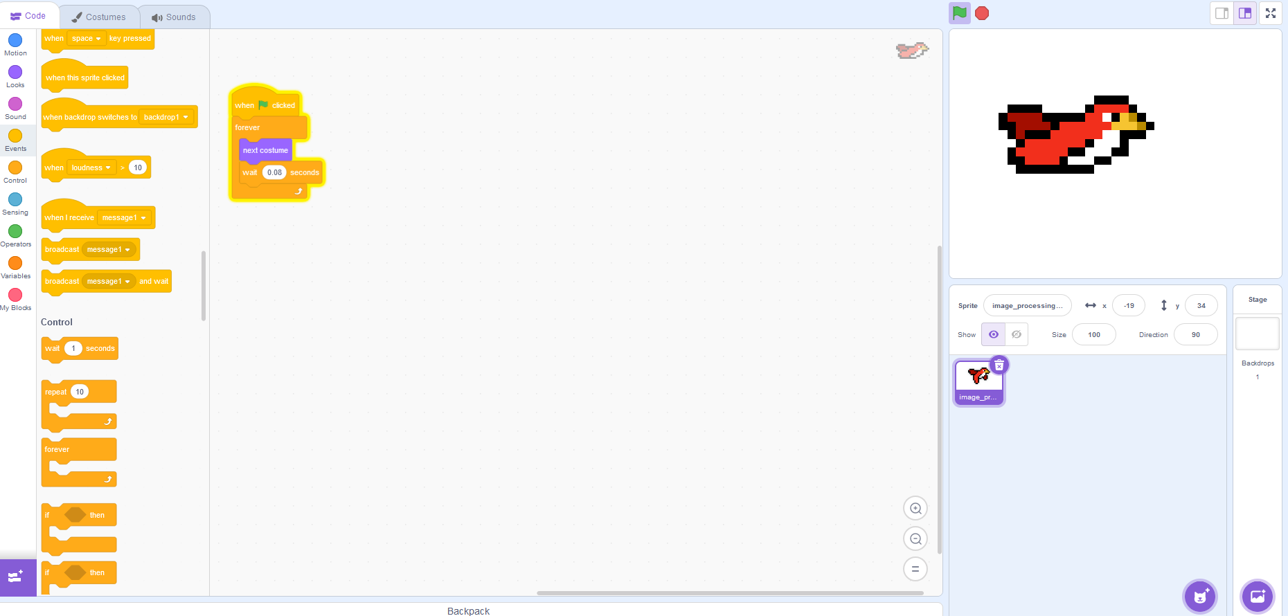 Moving Pixel Art Bird Background : 6 Steps - Instructables