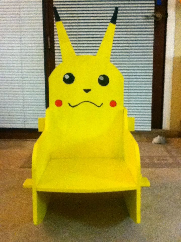 Pikachu Kid's Rocking Chair - Instructables