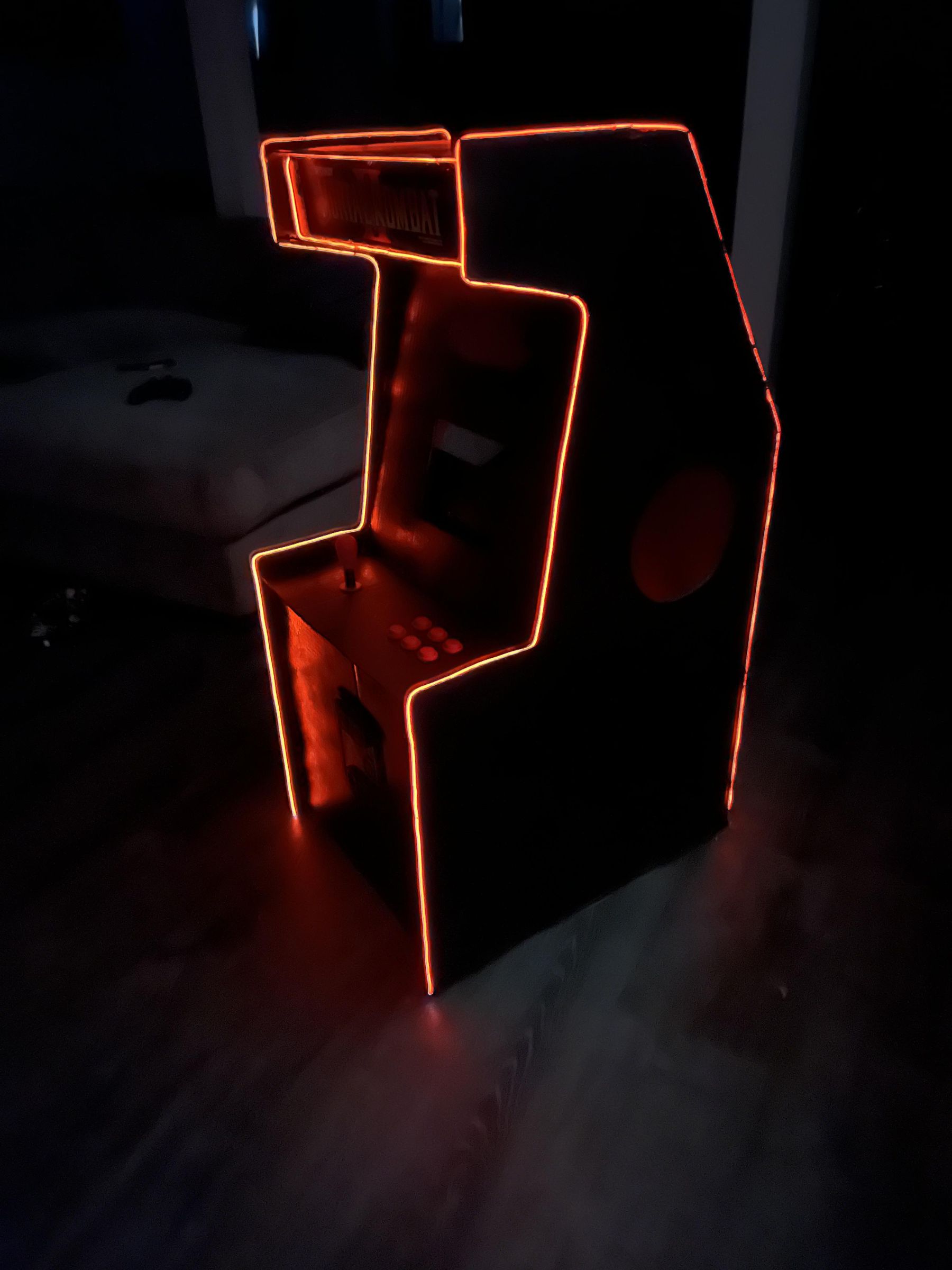 DIY Glowing Arcade Halloween Cardboard Costume : 11 Steps (with ...
