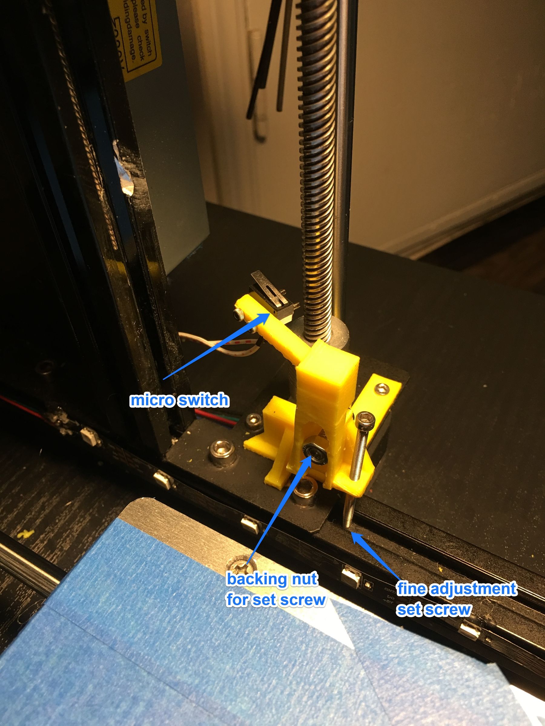3d Printer Micro Switch Adjustment Mount : 7 Steps (with Pictures ...