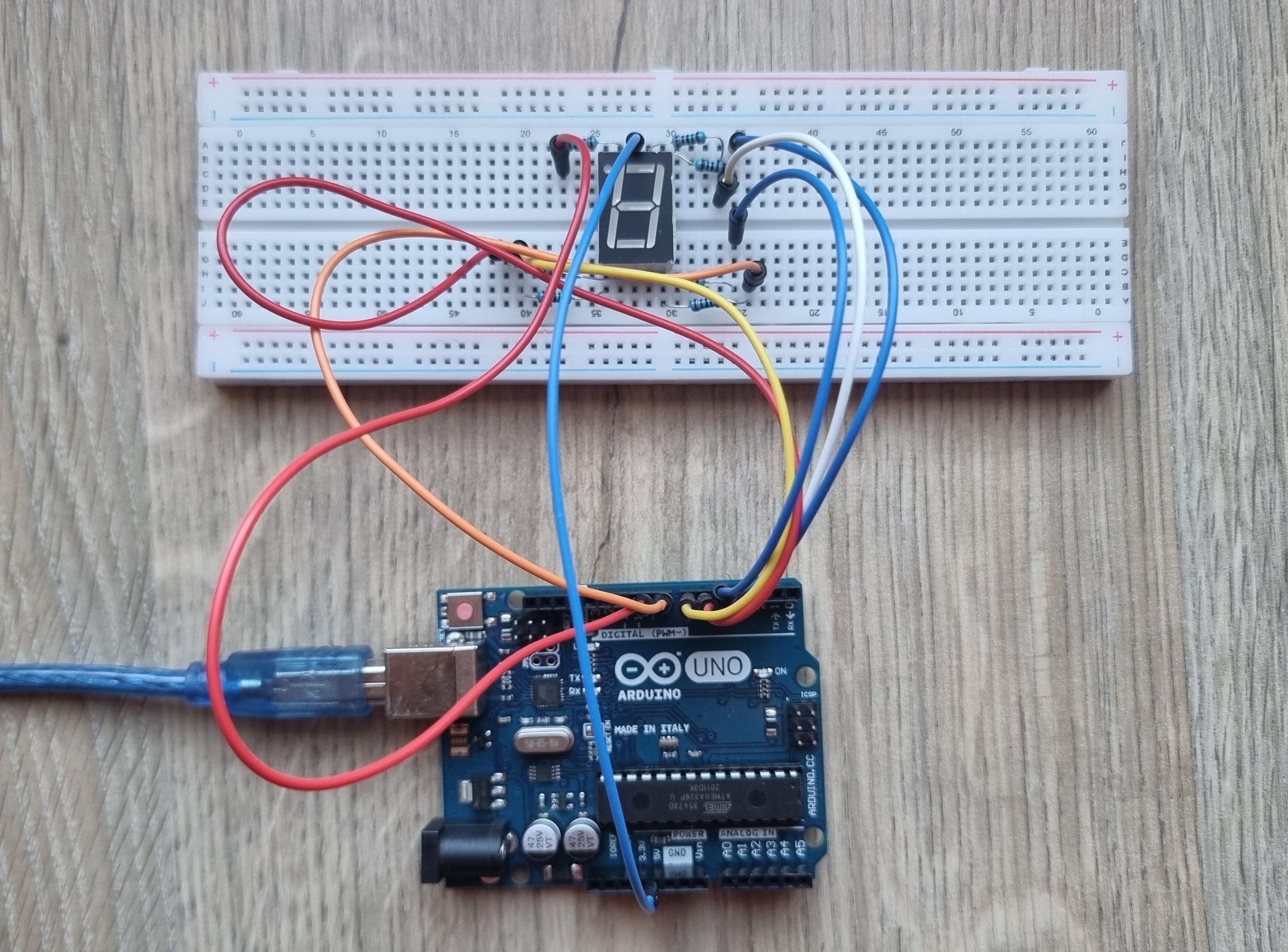 Seven Segment Display With Arduino Uno : 3 Steps - Instructables