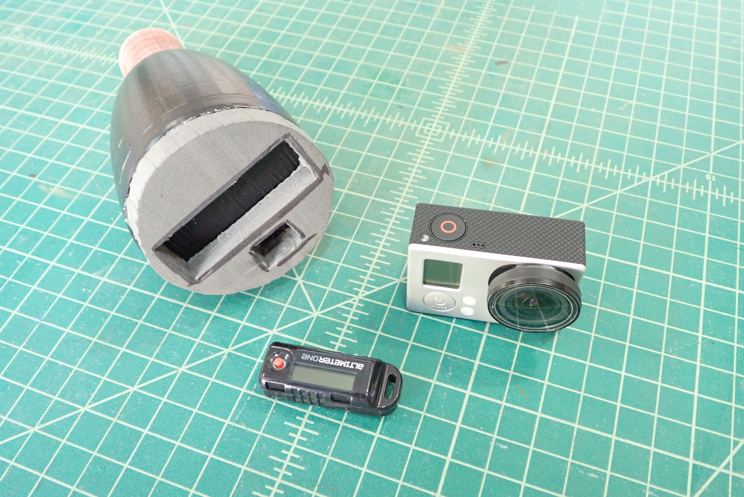 Model Rocket With GoPro Nose Cone : 15 Steps (with Pictures ...