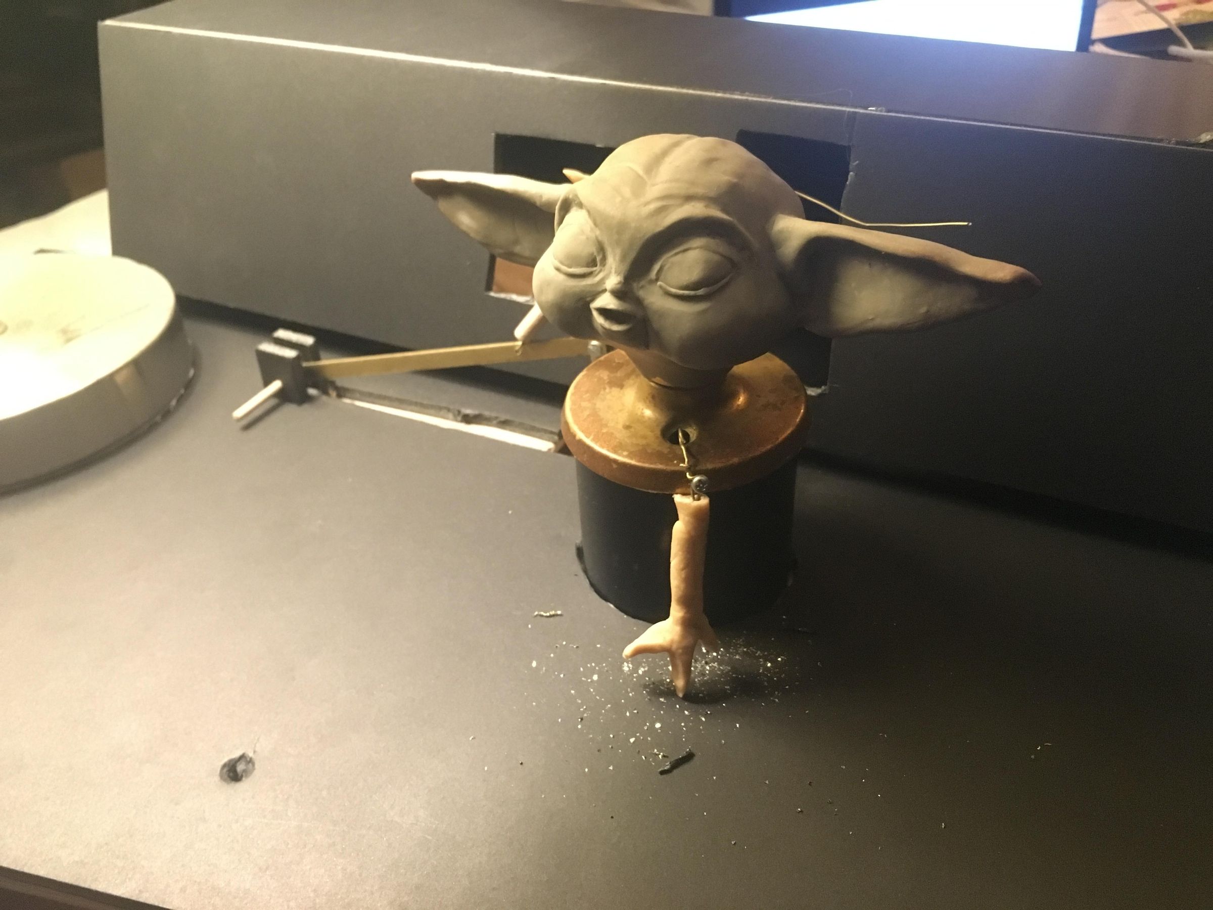 Building a Mechanical Baby Grogu Automaton : 10 Steps - Instructables