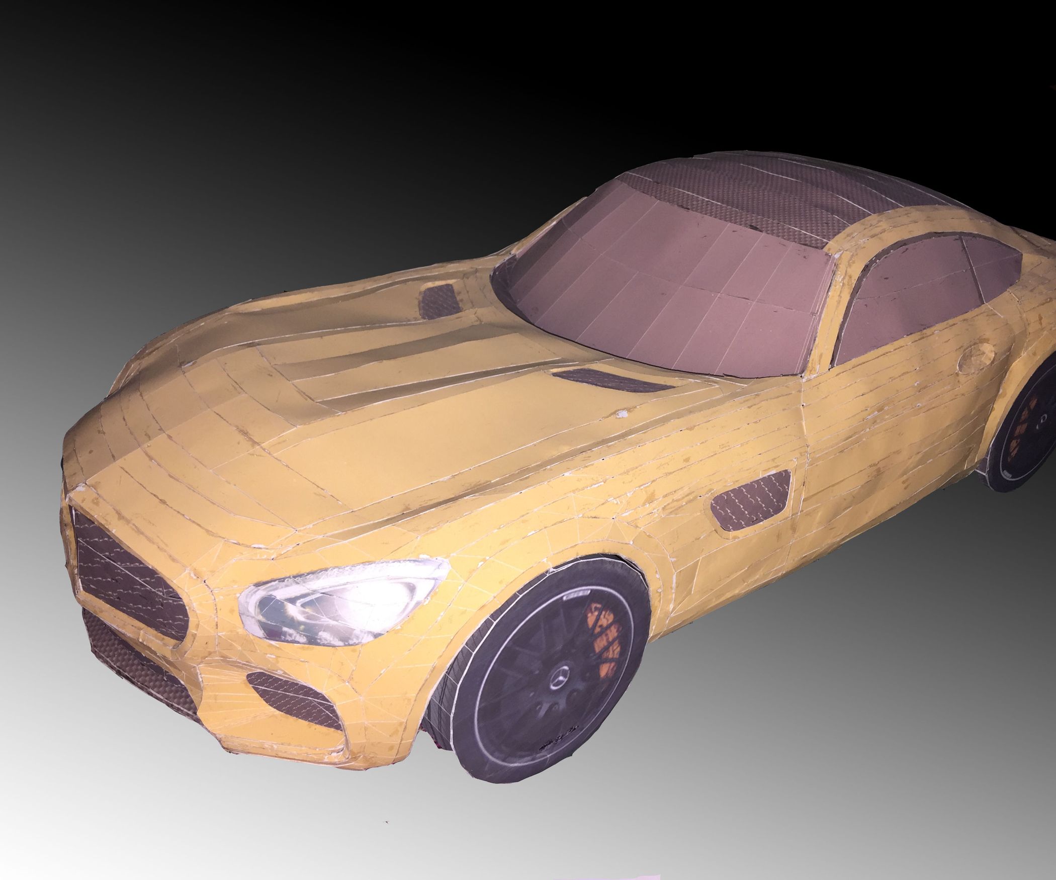AMG GT PAPERCRAFT : 5 Steps - Instructables