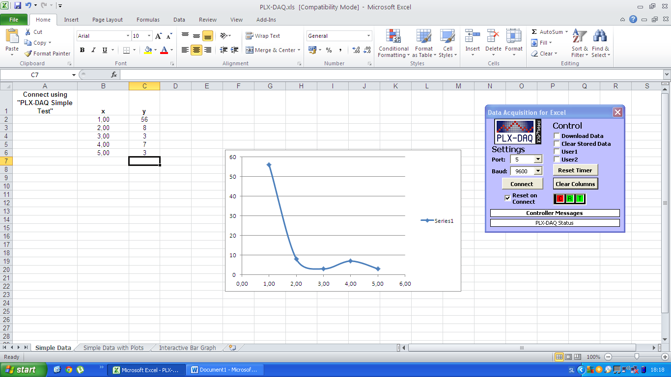 Sending Data From Arduino to Excel (and Plotting It) : 3 Steps (with ...
