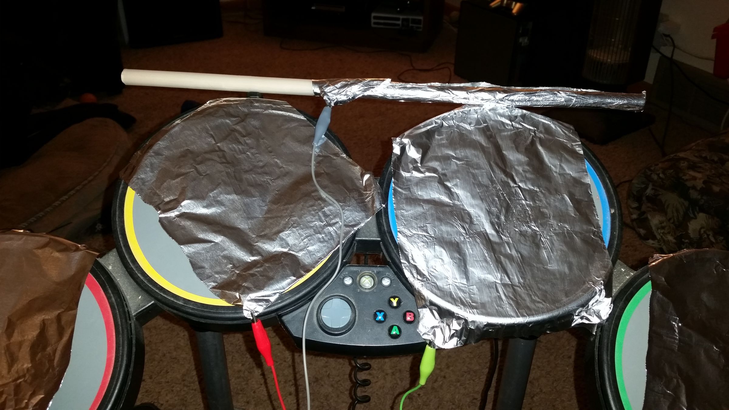 How to Make a Simple Electronic Drum Kit With a Twist : 4 Steps ...