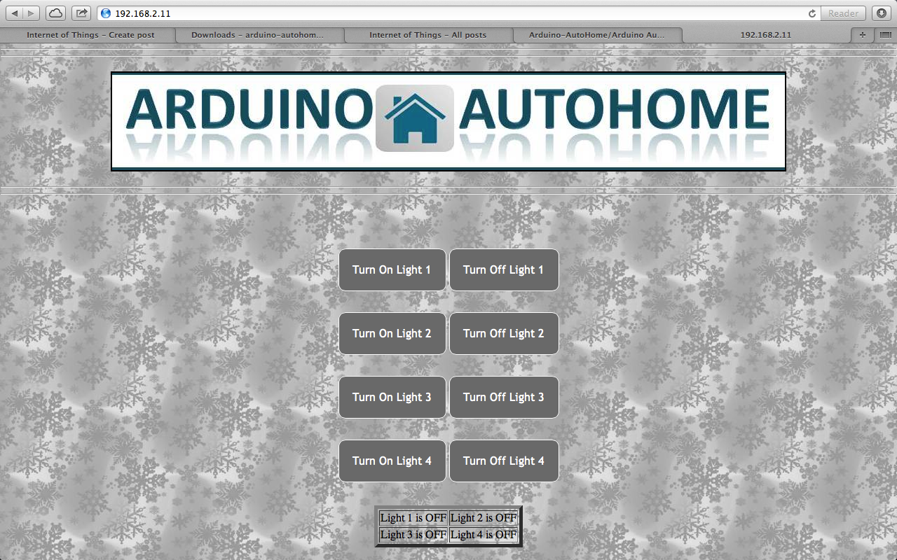 Home Automation DIY Project Using Arduino UNO & Ethernet Shield : 4 ...