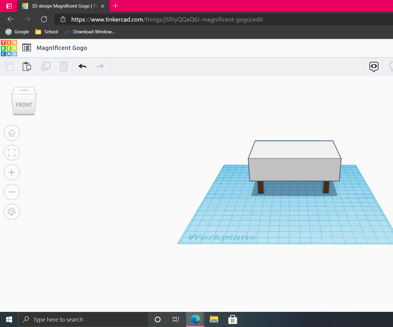 A Small End Seat for a Small Sofa I Made in Tinkercad V.s. a Big One ...