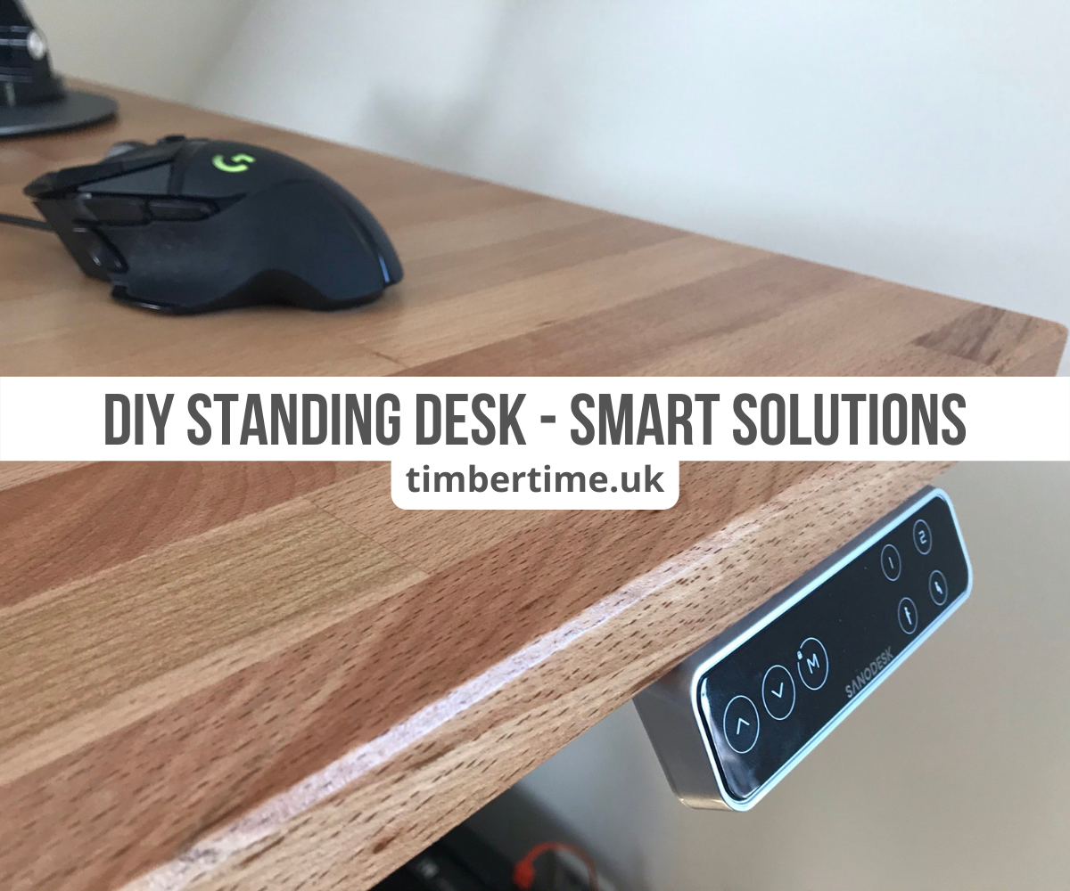 How to Build a DIY Standing Desk - With Smart Solutions! : 12 Steps ...