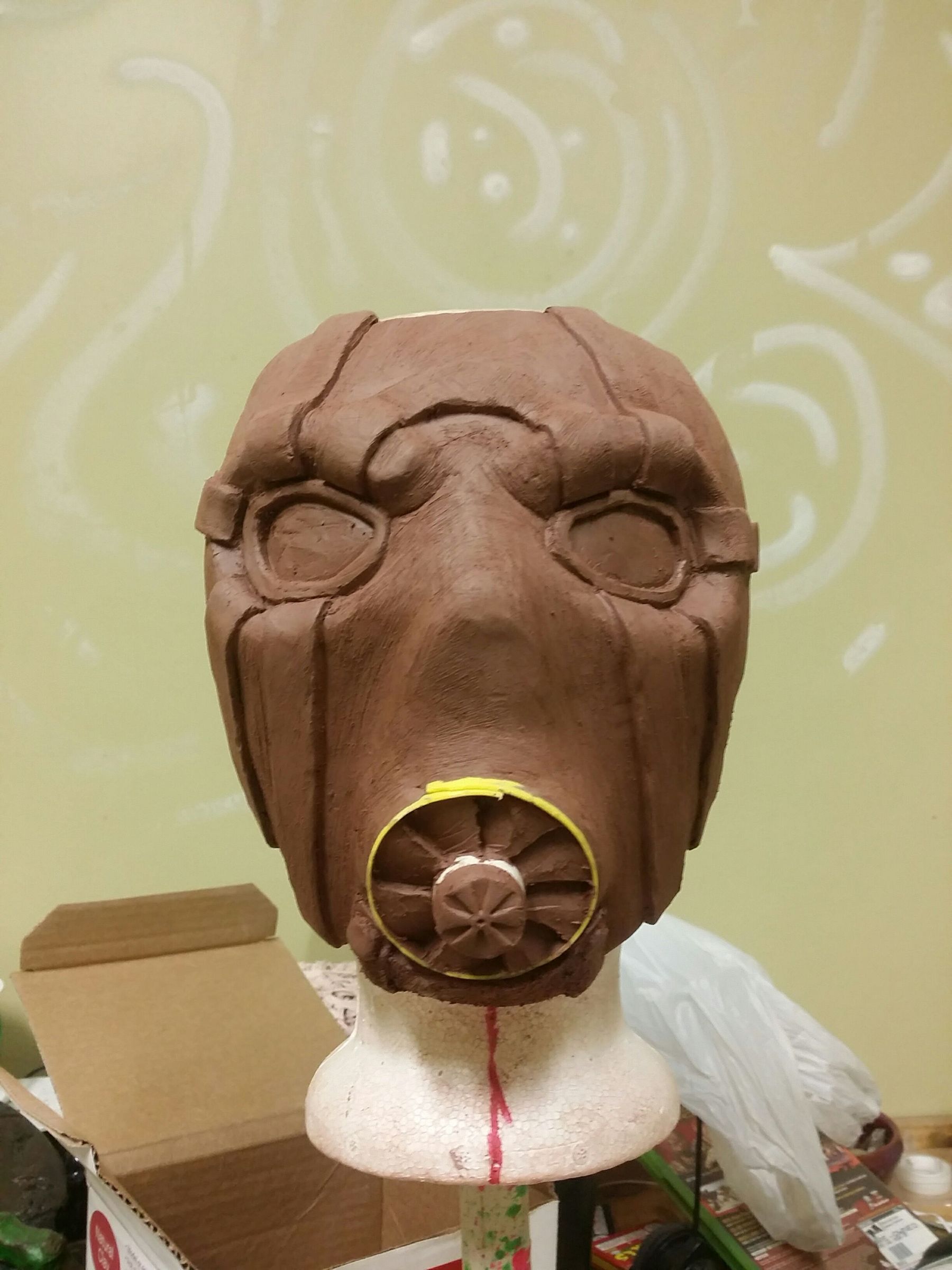 How to Make a Borderlands Psycho Mask: : 6 Steps (with Pictures ...