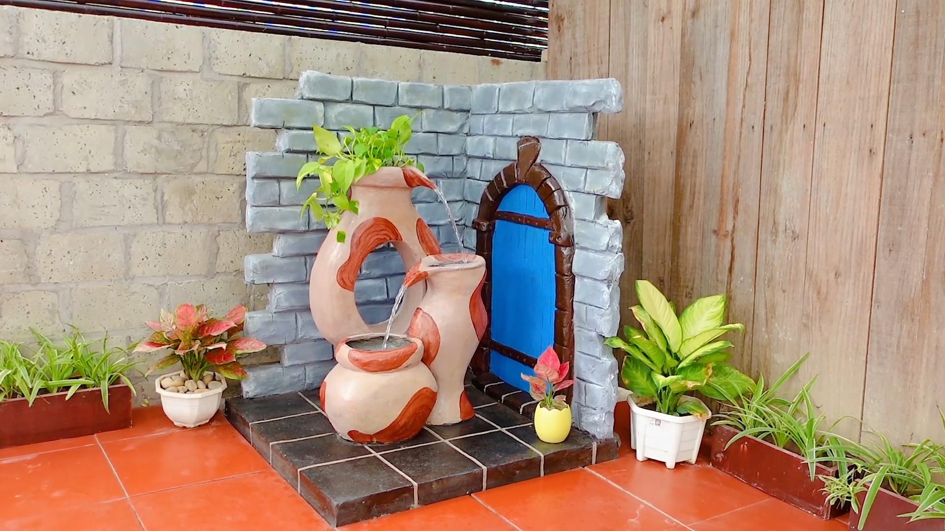 Rustic Pot Fountain: a Handcrafted Oasis for Home : 8 Steps (with ...