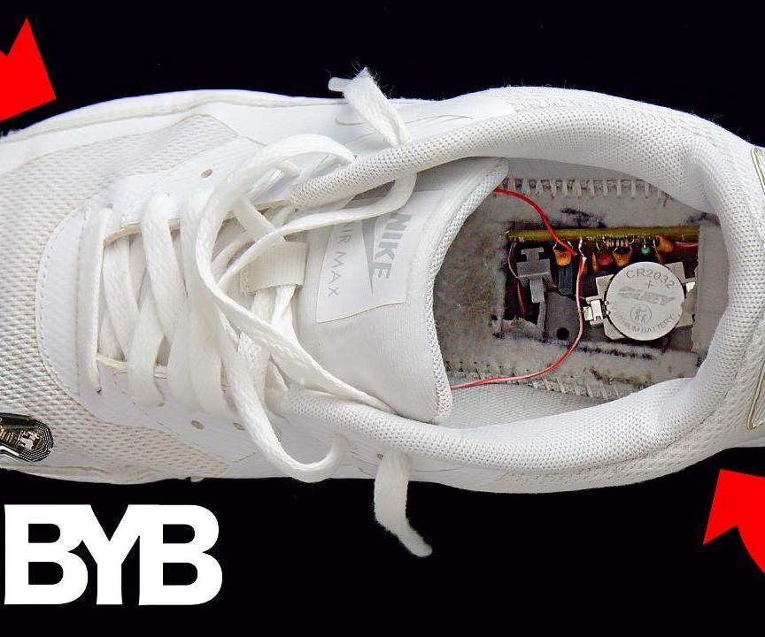 DIY: Building a Spy Device in Sneakers - Step by Step : 5 Steps ...